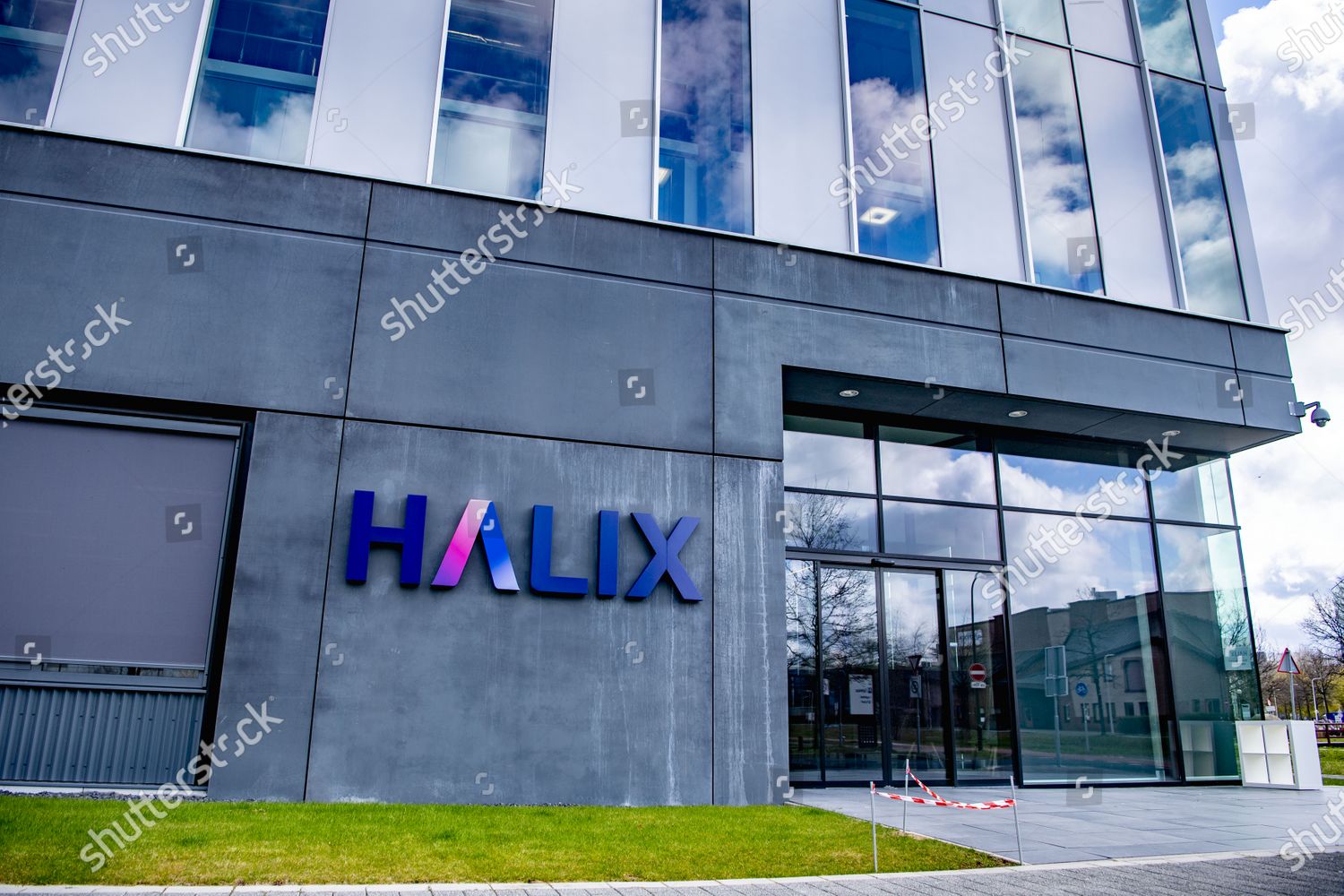 Logo Pharmaceutical Company Halix Factory Produces Editorial Stock ...