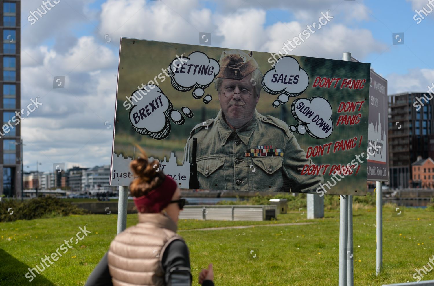 Billboard Seen Dublin Docklands Area During Editorial Stock Photo ...