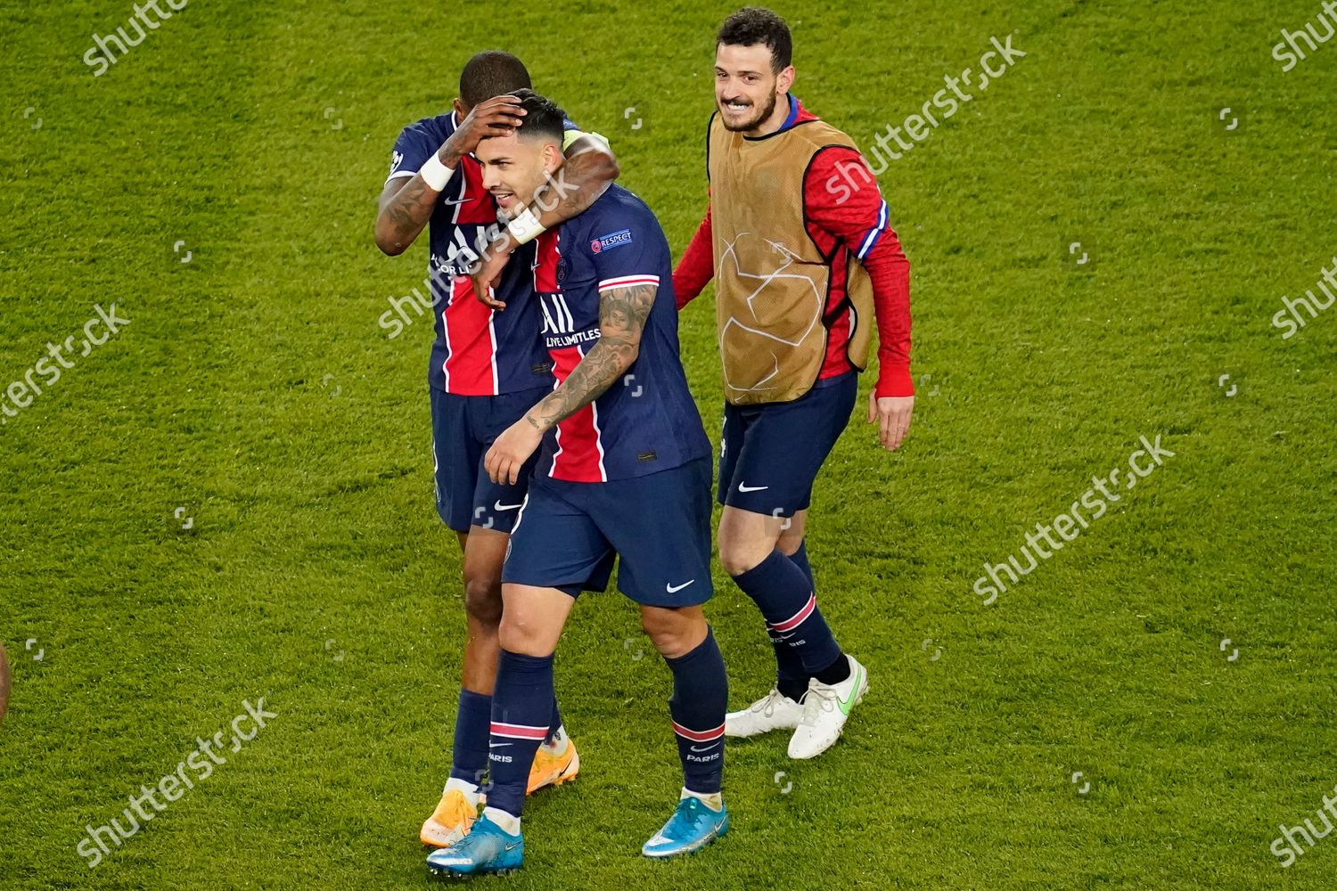 Presnel Kimpembe Leandro Paredes Alessandro Florenzi Editorial Stock ...
