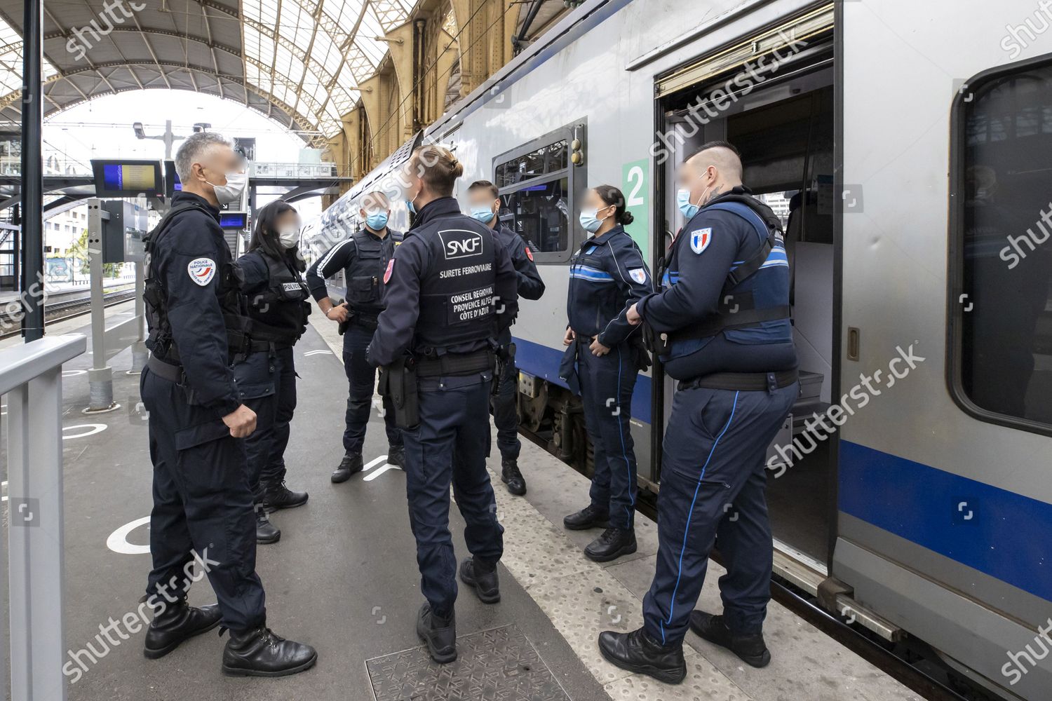 Sncf Police Surete Ferroviaire Suge Police Editorial Stock Photo ...