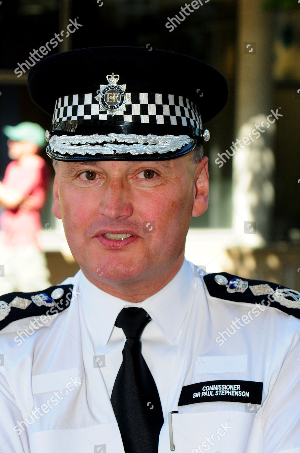 Sir Paul Stephenson Metropolitan Police Commissioner Editorial Stock ...