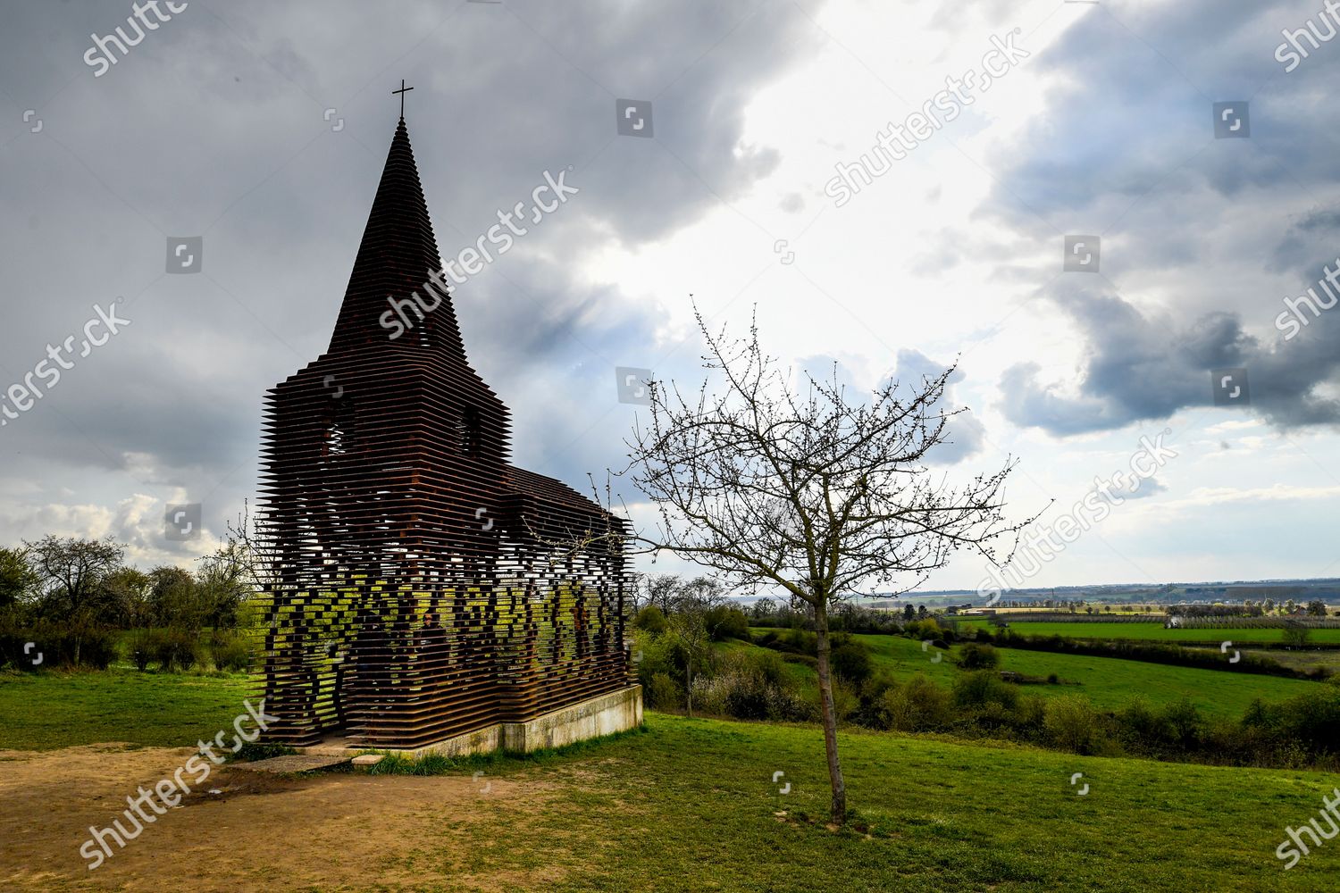 Mystical Confusing See Through Church Borgloon Editorial Stock Photo ...