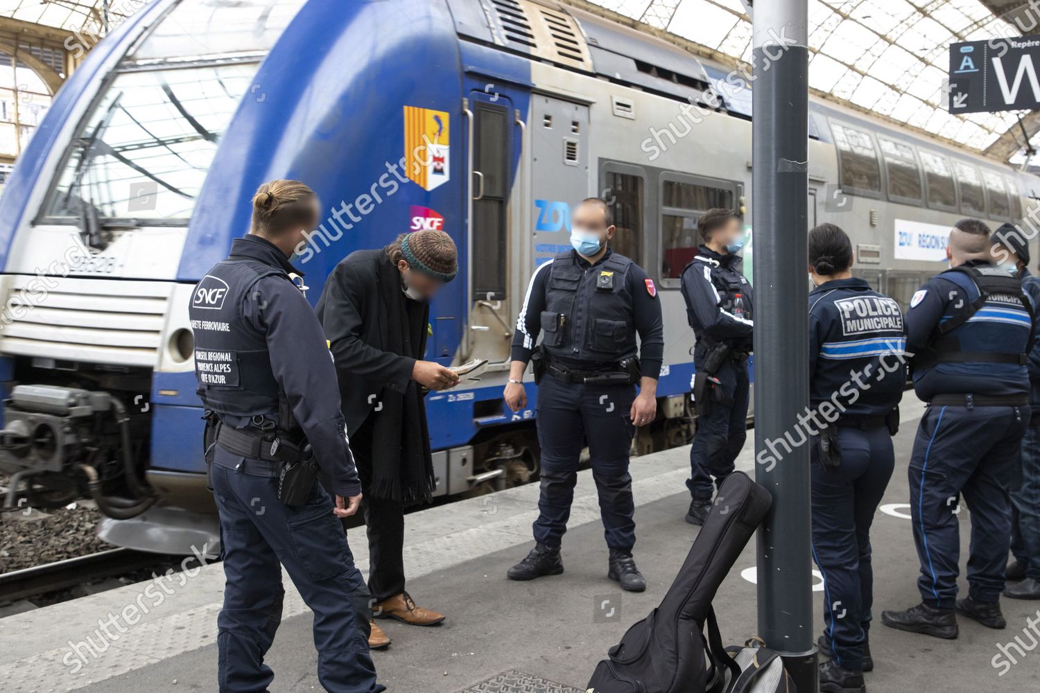 Sncf Police Controlled By Surete Ferroviaire Editorial Stock Photo ...