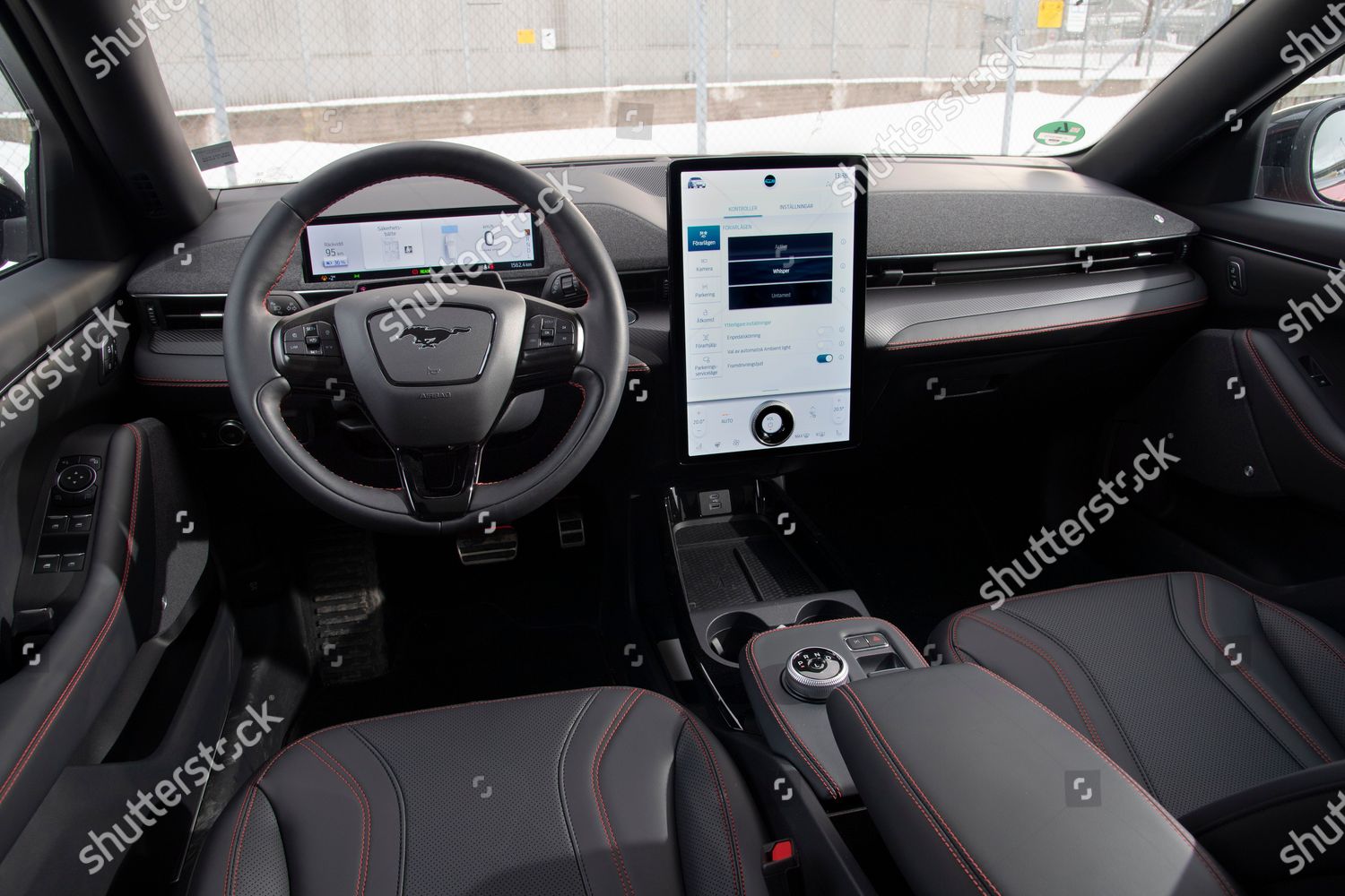 Ford Mustang Mache Interior Editorial Stock Photo - Stock Image ...