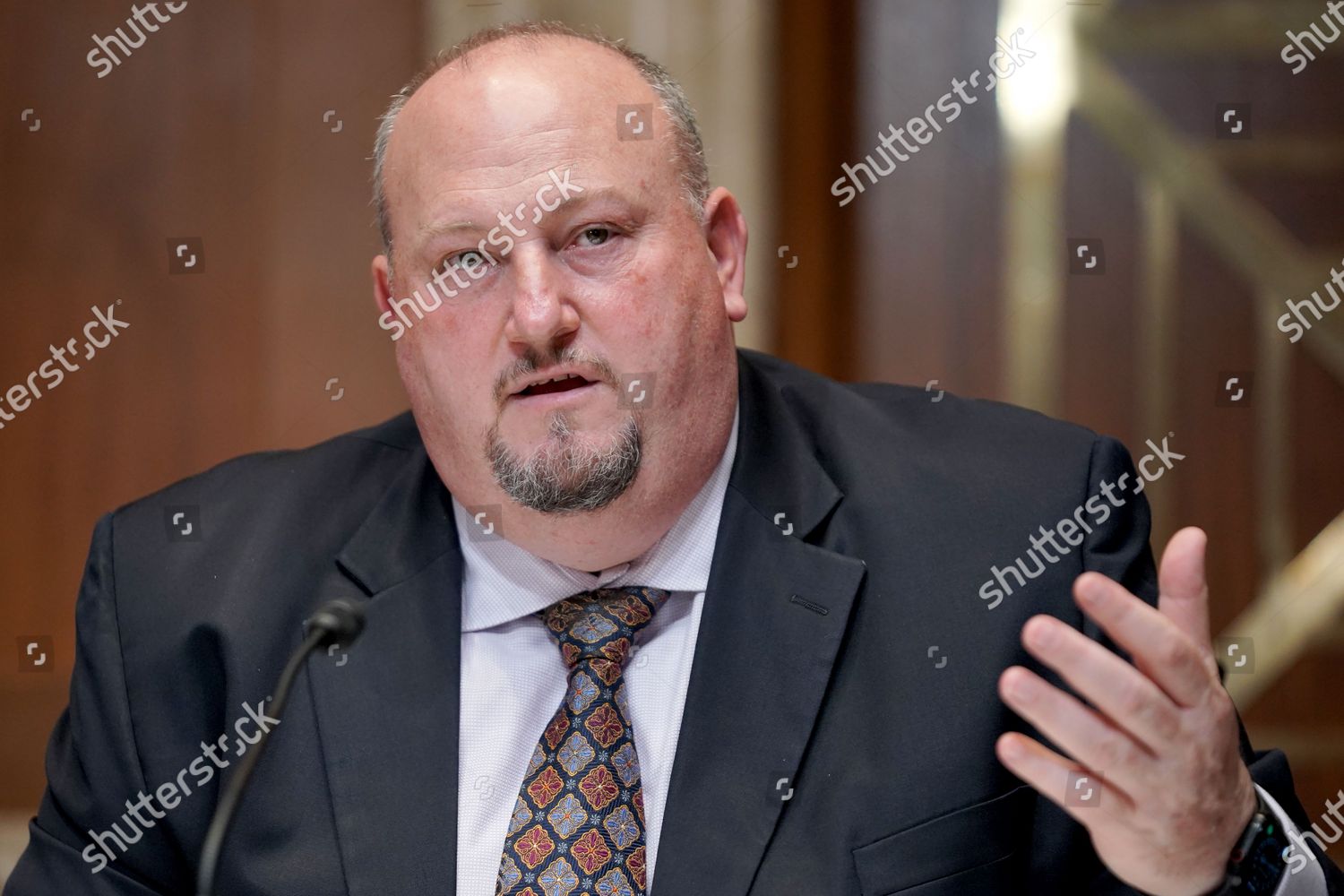 Robert Fenton Jr Senior Official Performing Editorial Stock Photo ...