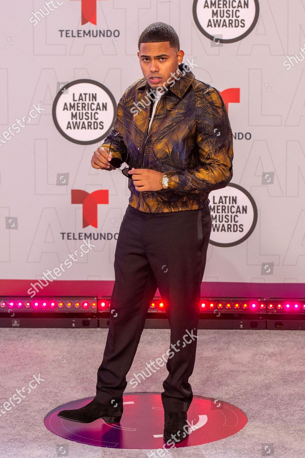 Puerto Rican Singer Mike Towers Arrives Editorial Stock Photo - Stock ...
