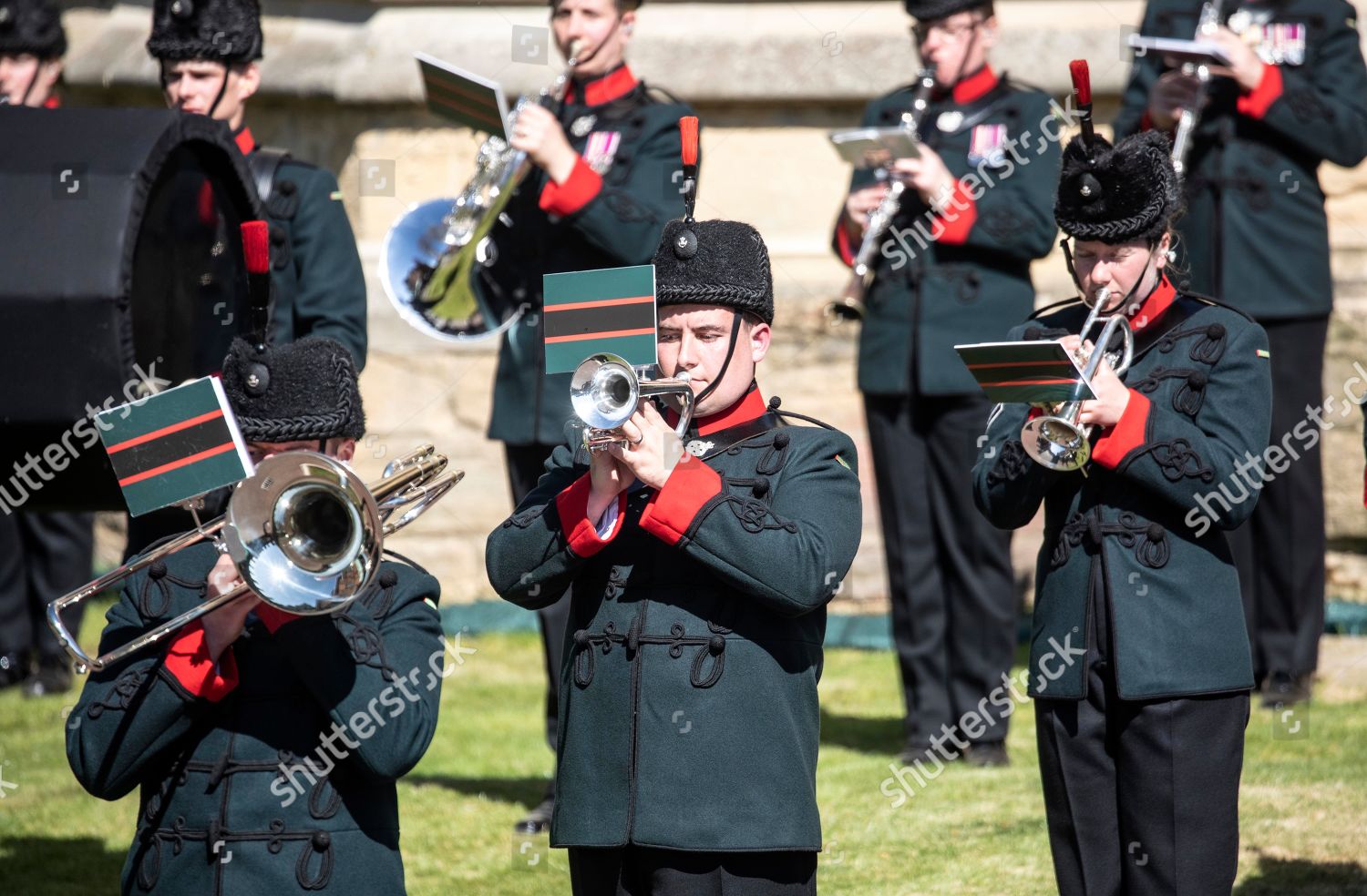 Bandsmen Rifles Regiment Outside St Georges Editorial Stock Photo ...