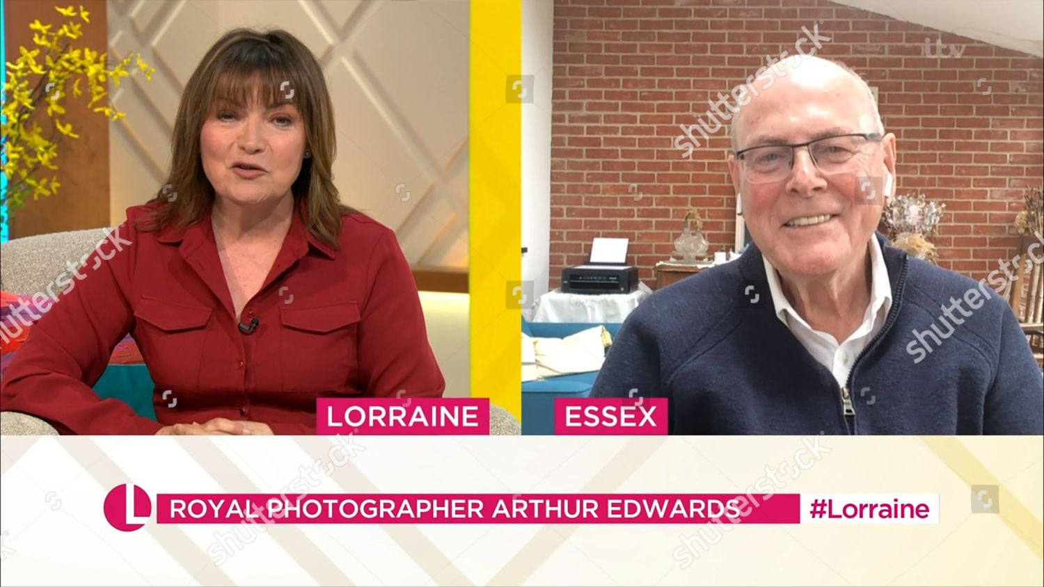 Lorraine Kelly Arthur Edwards Editorial Stock Photo - Stock Image ...