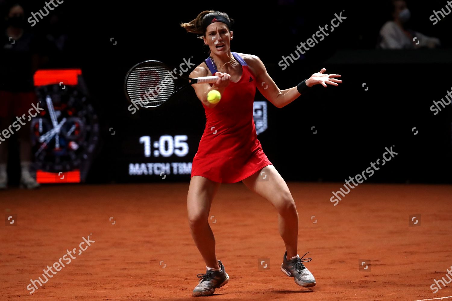 Andrea Petkovic Germany Returns Forehand On Editorial Stock Photo - Stock Image | Shutterstock