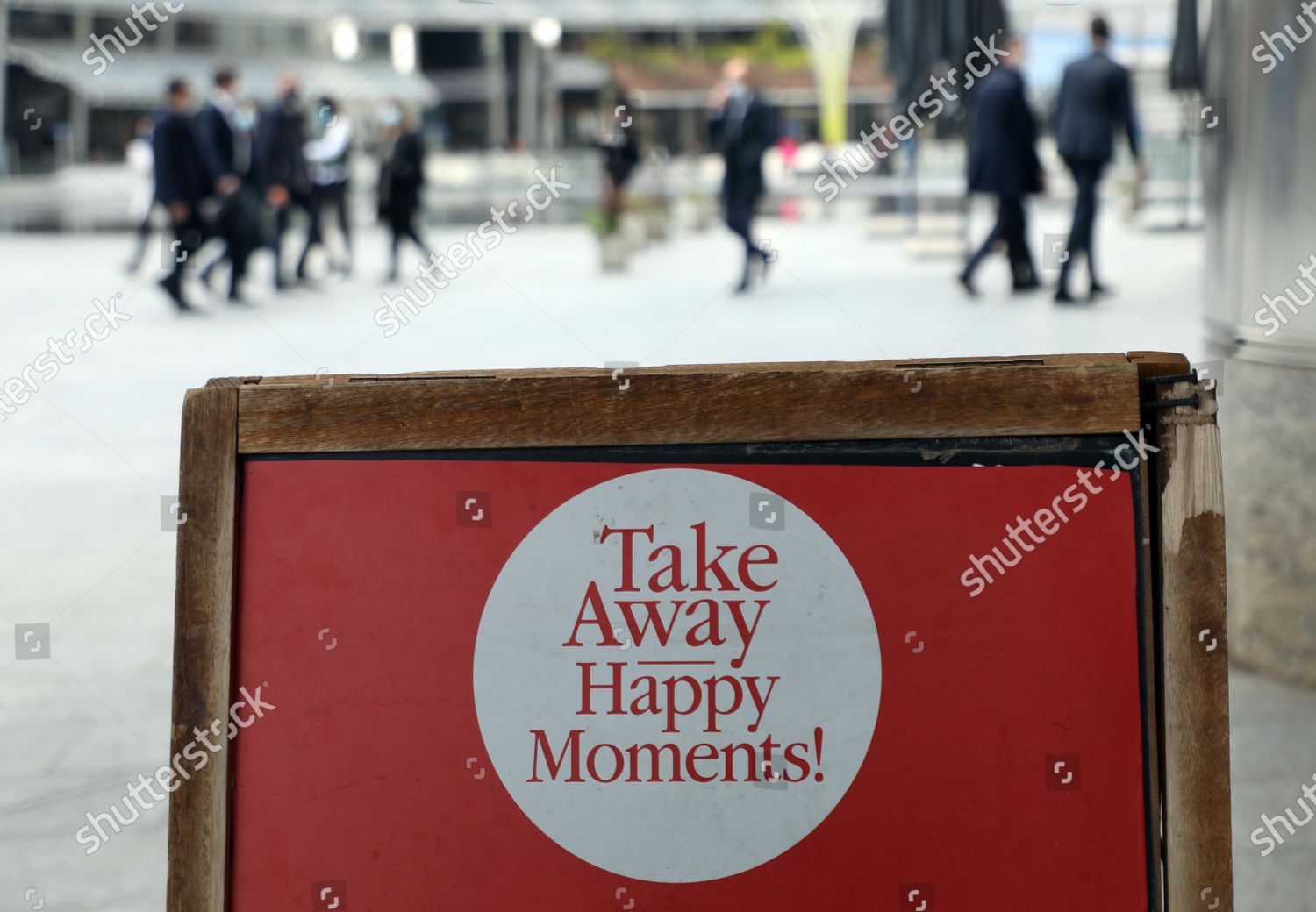 Take Away Sign Stands Outside Bars Editorial Stock Photo - Stock Image ...