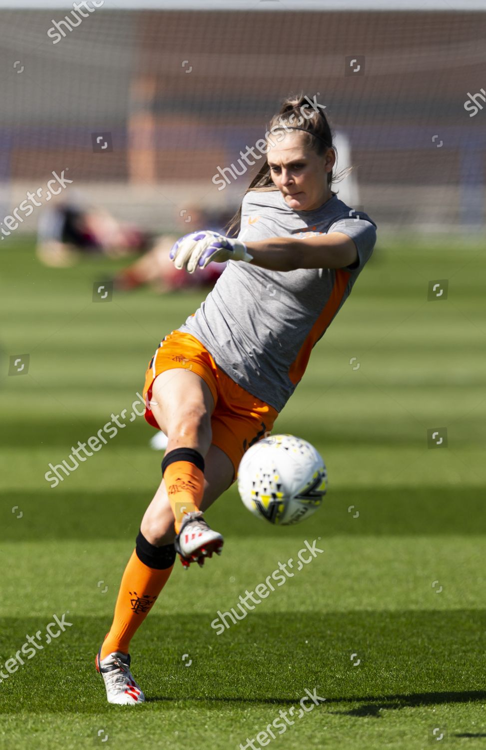 Rangers Womens Goalkeeper Jenna Fife Warms Editorial Stock Photo ...