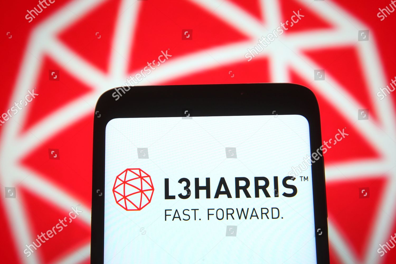 This Photo Illustration L3harris Logo Seen Editorial Stock Photo ...