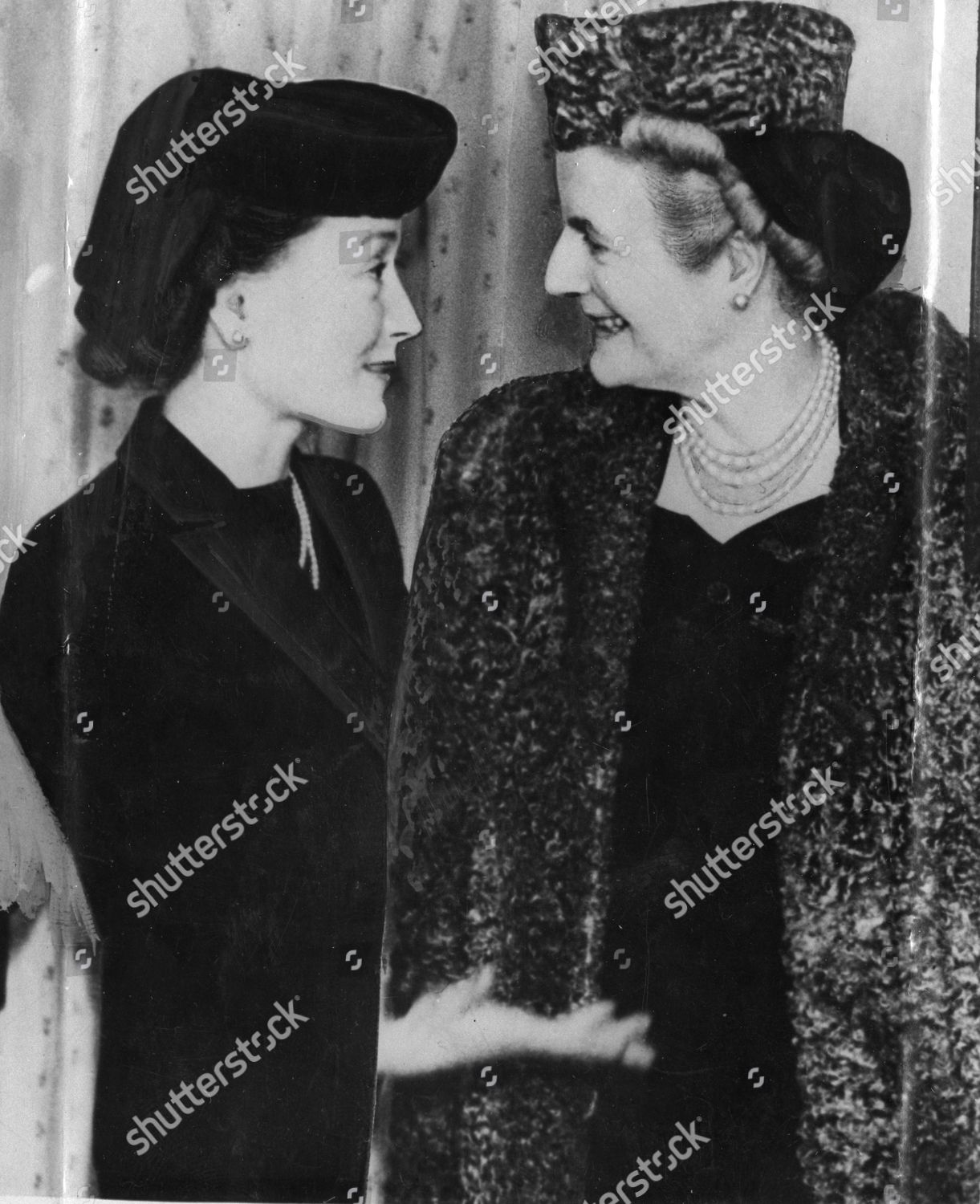 Lady Clementine Churchill Seen Talking Beatrice Editorial Stock Photo ...