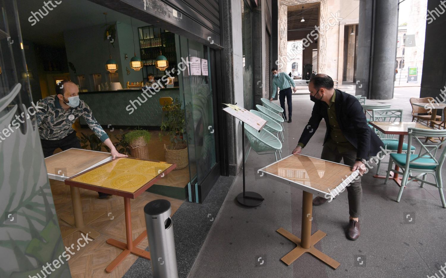 Barmen Set Tables Chairs Outdoor Area Editorial Stock Photo - Stock ...