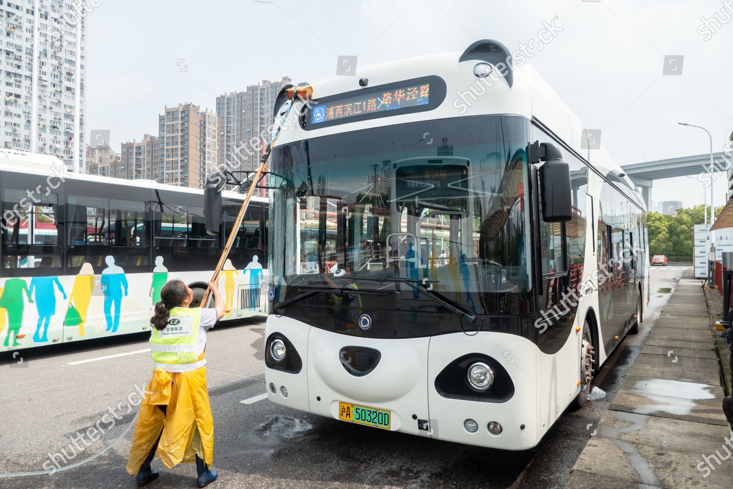 ON APRIL 28 2021 SHANGHAI BUS Editorial Stock Photo - Stock Image ...