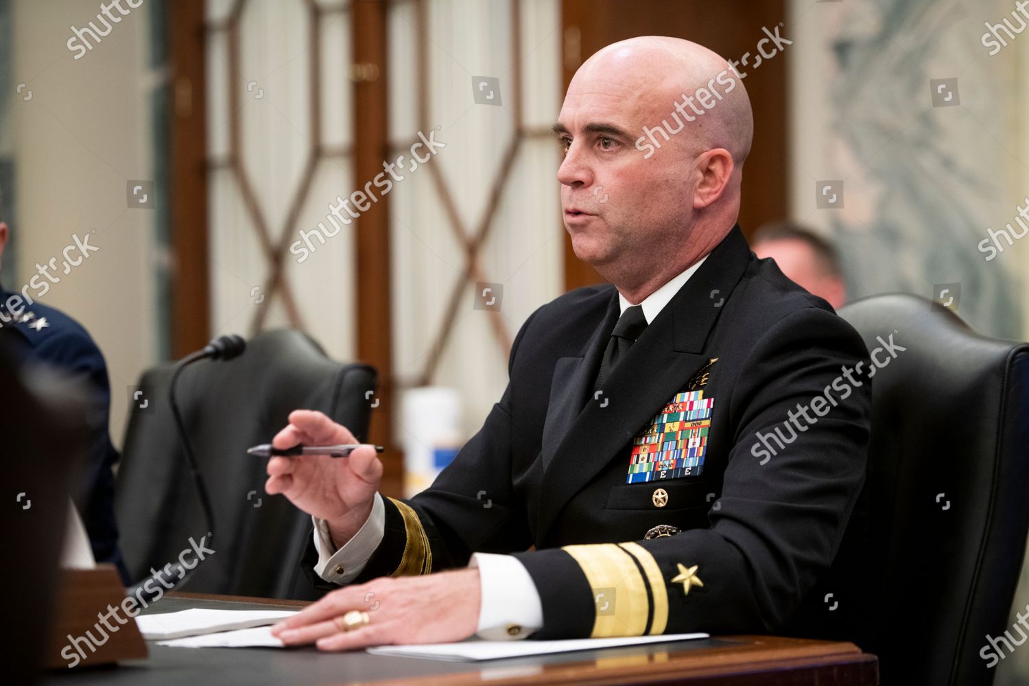 Rear Admiral Hugh Howard Commander Naval Editorial Stock Photo - Stock ...