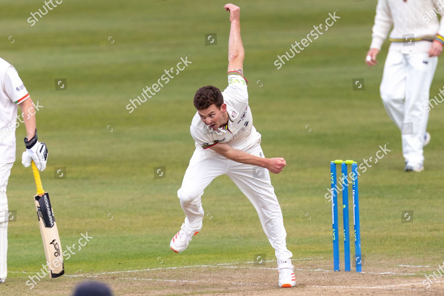 Ryan Higgins Bowling During Day 1 Editorial Stock Photo - Stock Image ...