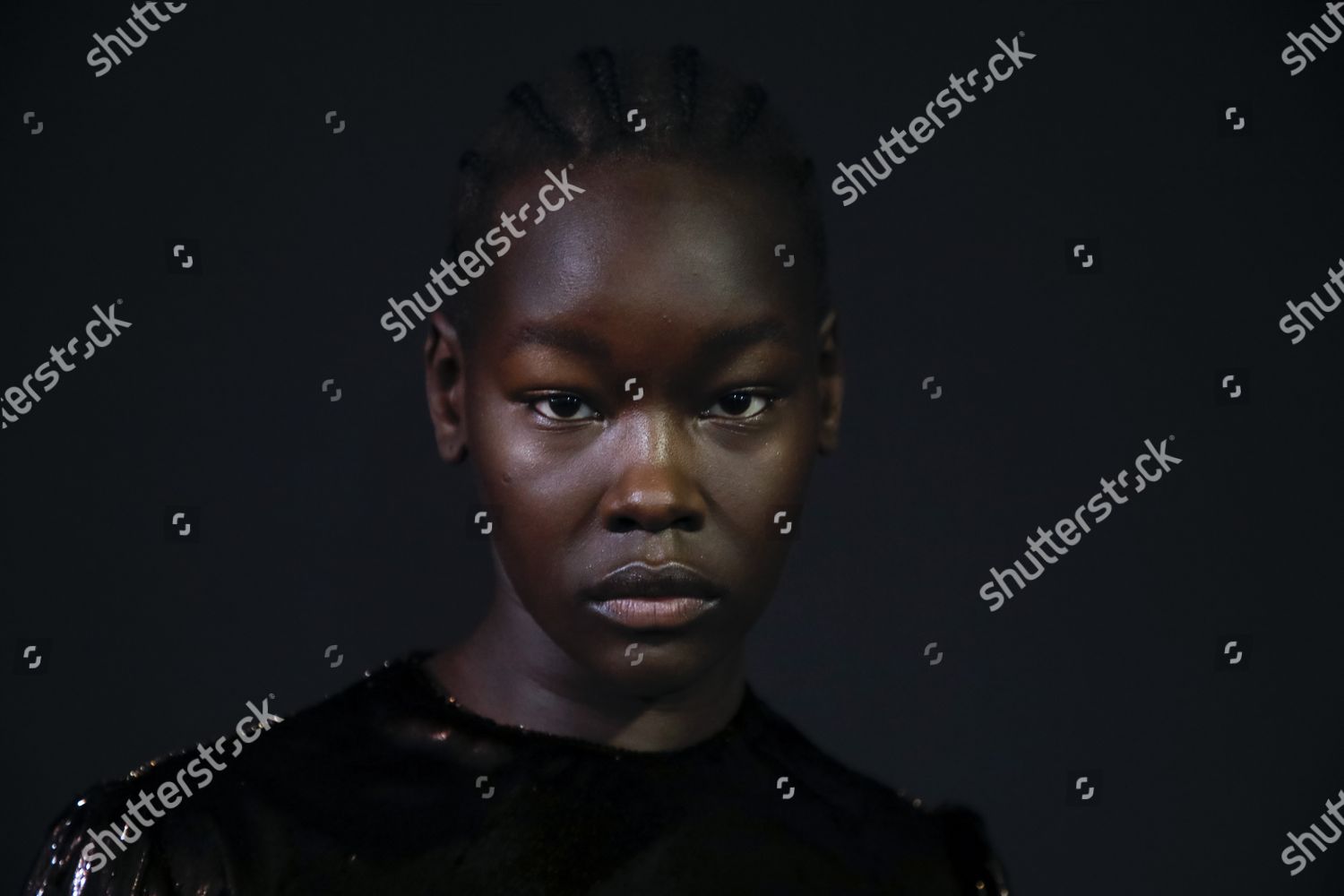 Model Backstage Daniel Del Core Fashion Editorial Stock Photo - Stock ...