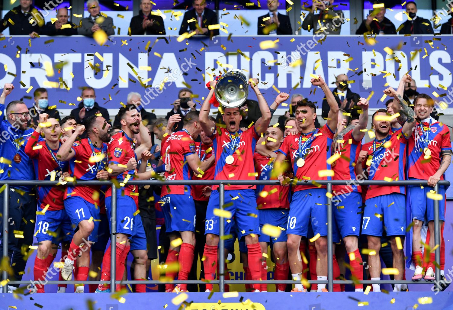 Players Rakow Czestochowa Celebrate Trophy After Editorial Stock Photo - Stock Image | Shutterstock