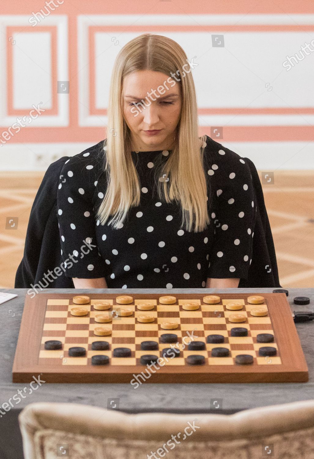 Natalia Sadowska During Checker World Championship Editorial Stock ...