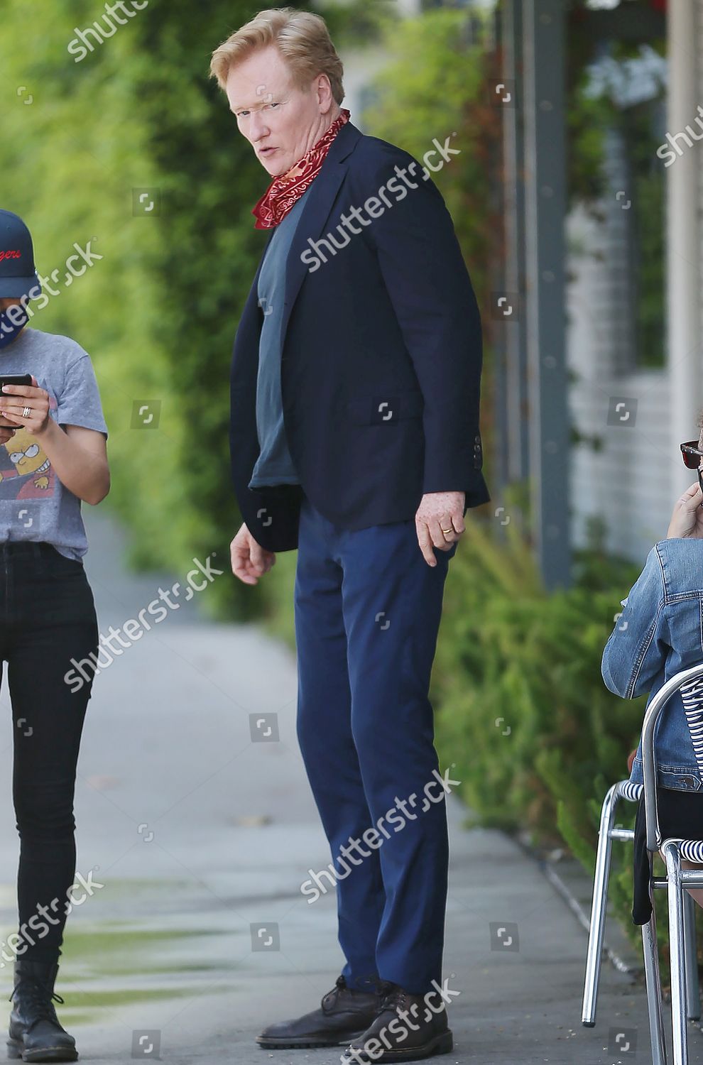 Conan Obrien Giving Interview While He Editorial Stock Photo - Stock ...
