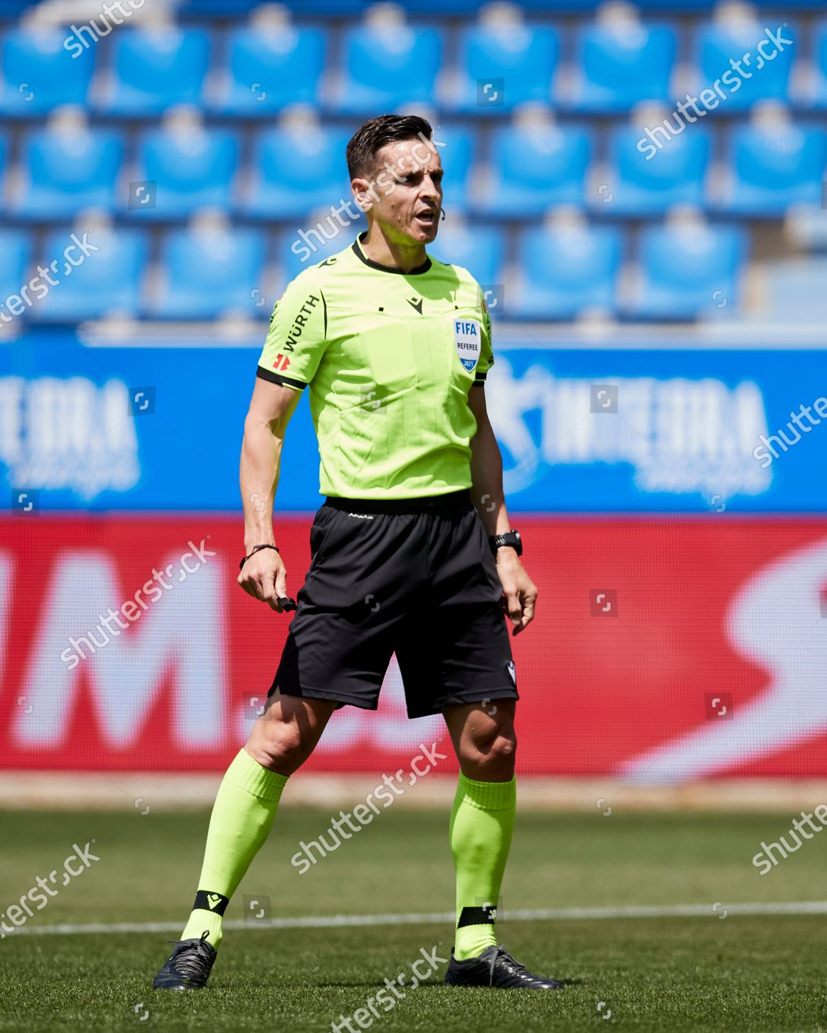 Referee Carlos Del Cerro Grande Looks Editorial Stock Photo - Stock ...