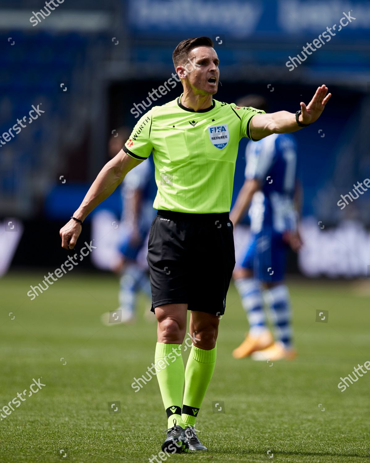 Referee Carlos Del Cerro Grande Action Editorial Stock Photo - Stock ...