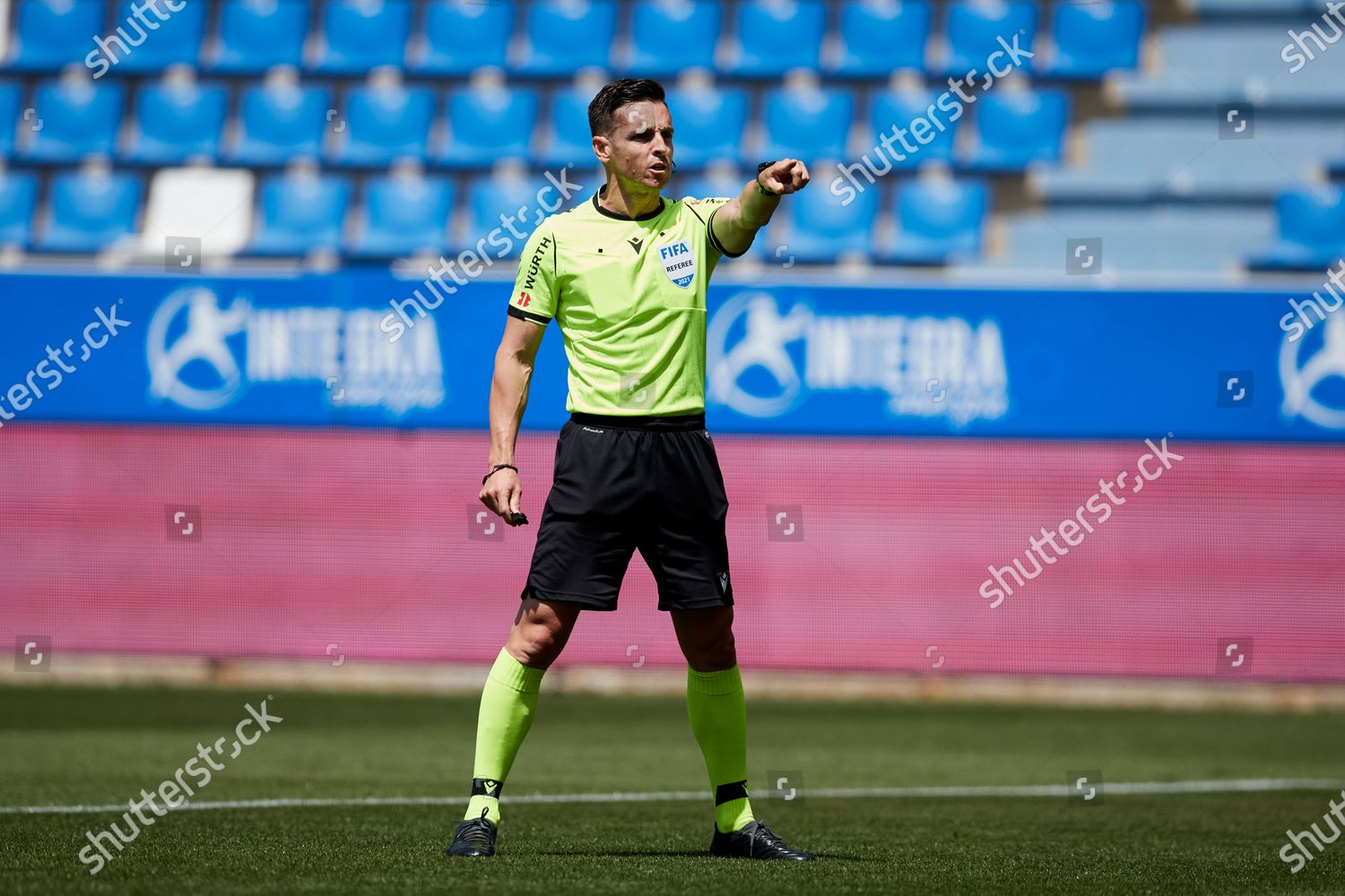 Referee Carlos Del Cerro Grande Action Editorial Stock Photo - Stock ...