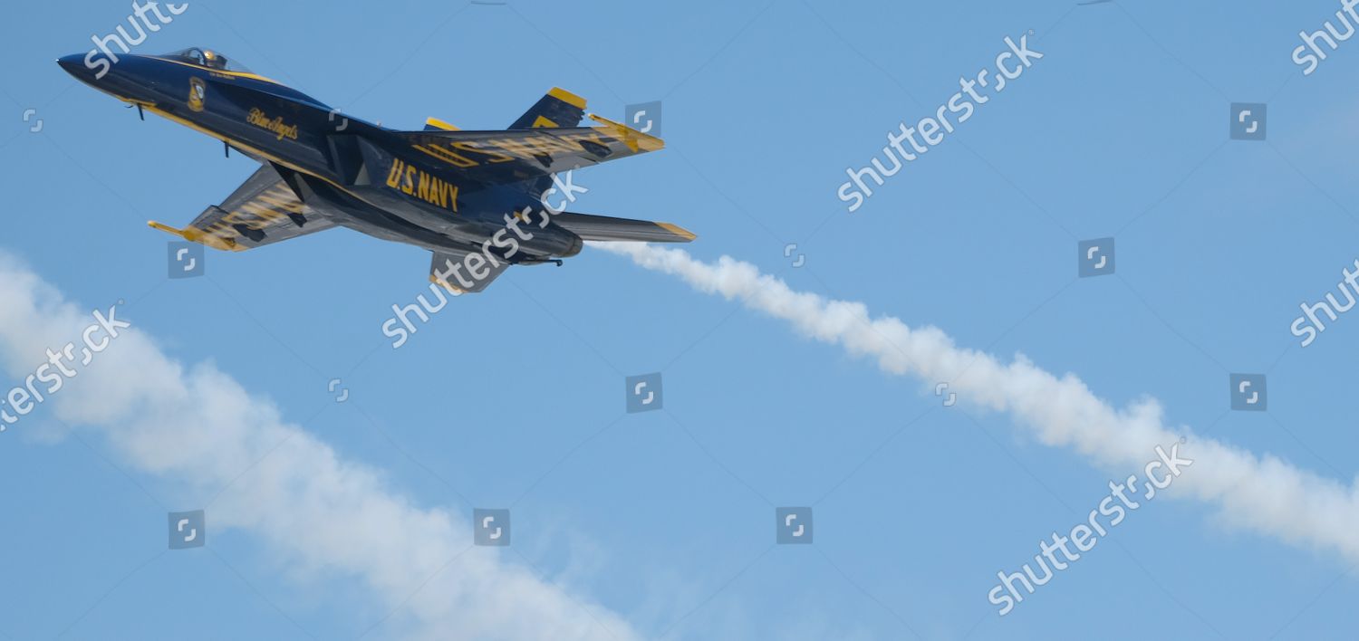 Us Navy Blue Angels Solo Pilot Editorial Stock Photo - Stock Image ...