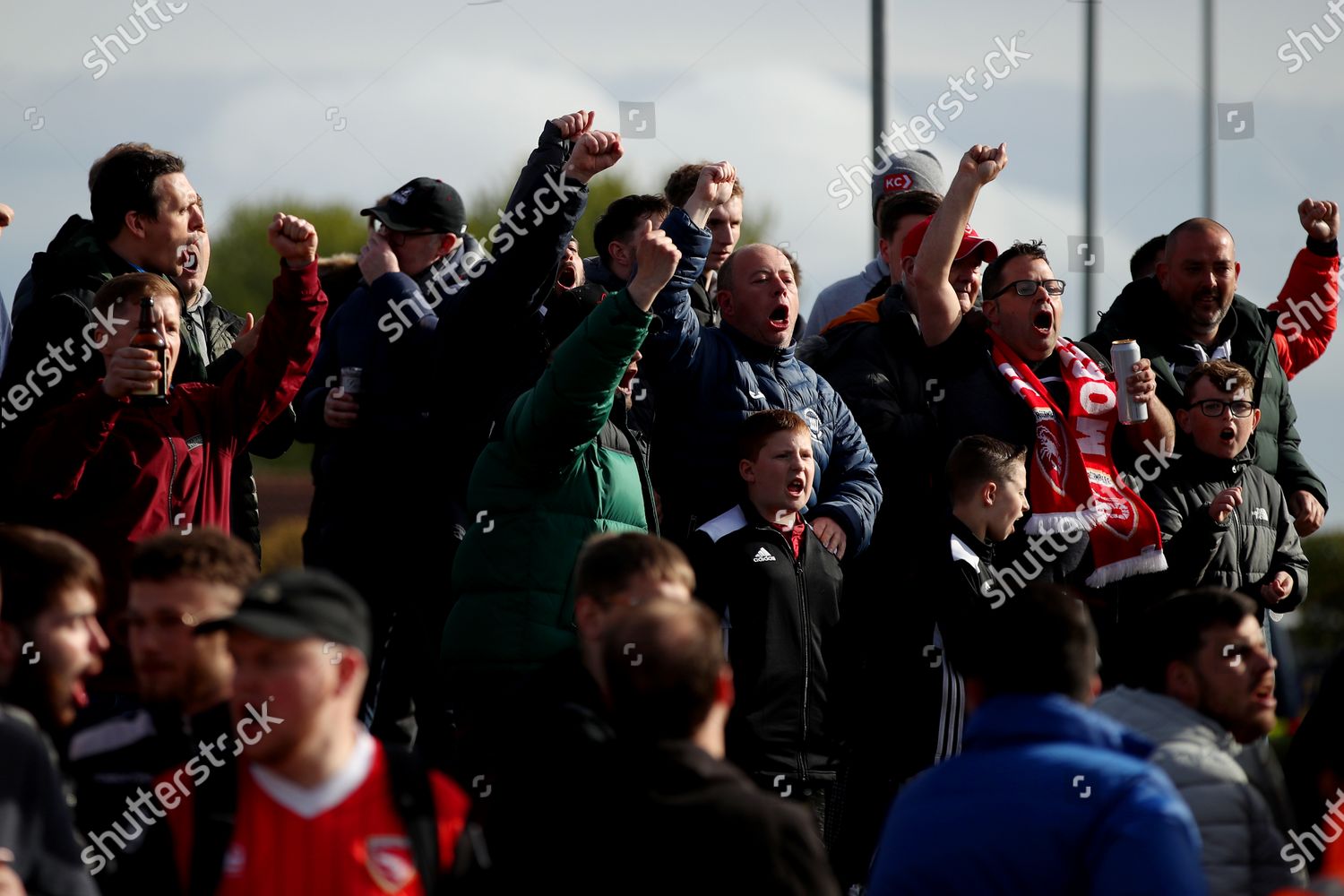 Morecambe Fc Fans Outside Stadium After Editorial Stock Photo - Stock ...