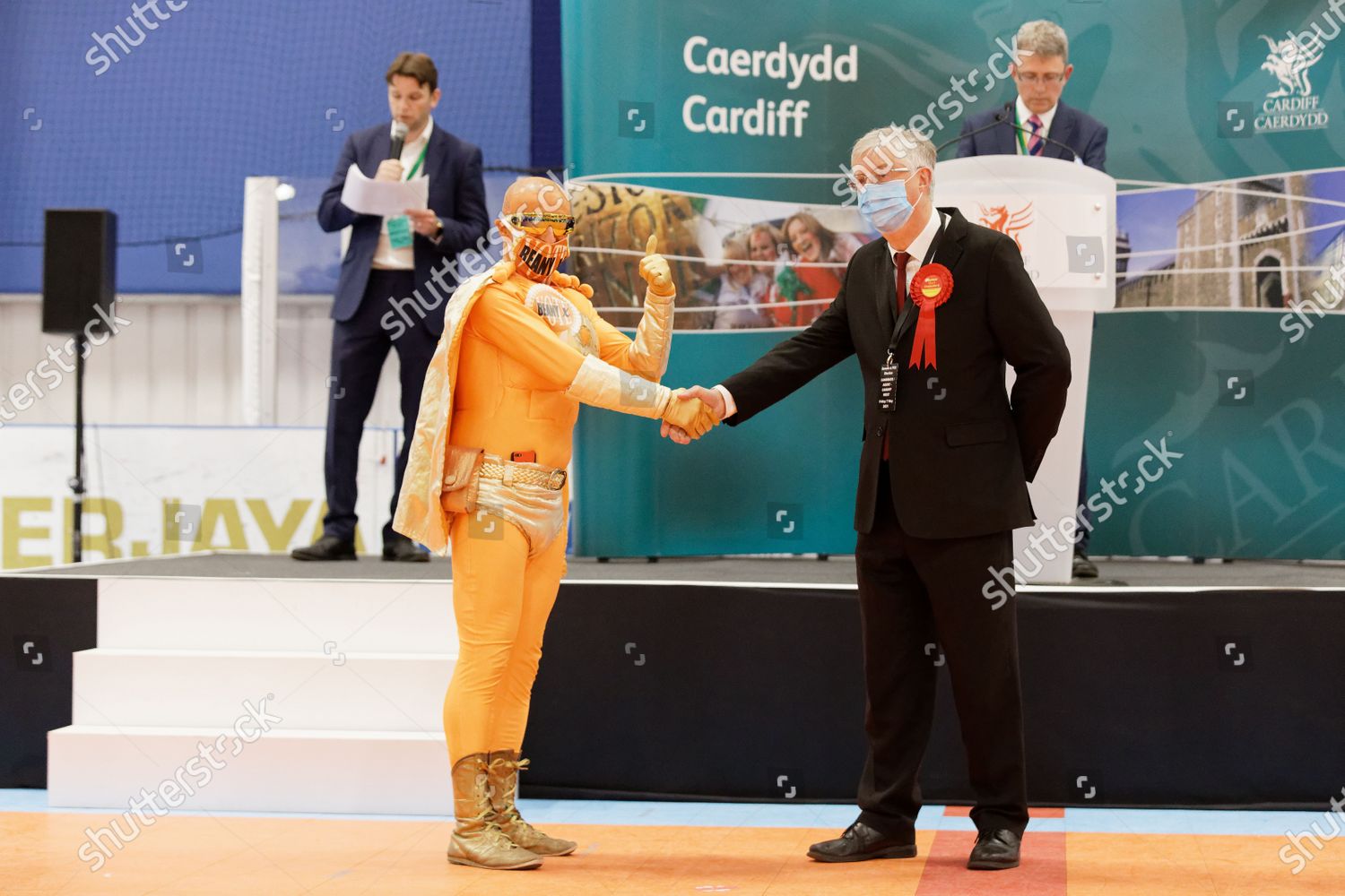 Cardiff West Candidate Captain Beany Congratulates Editorial Stock ...