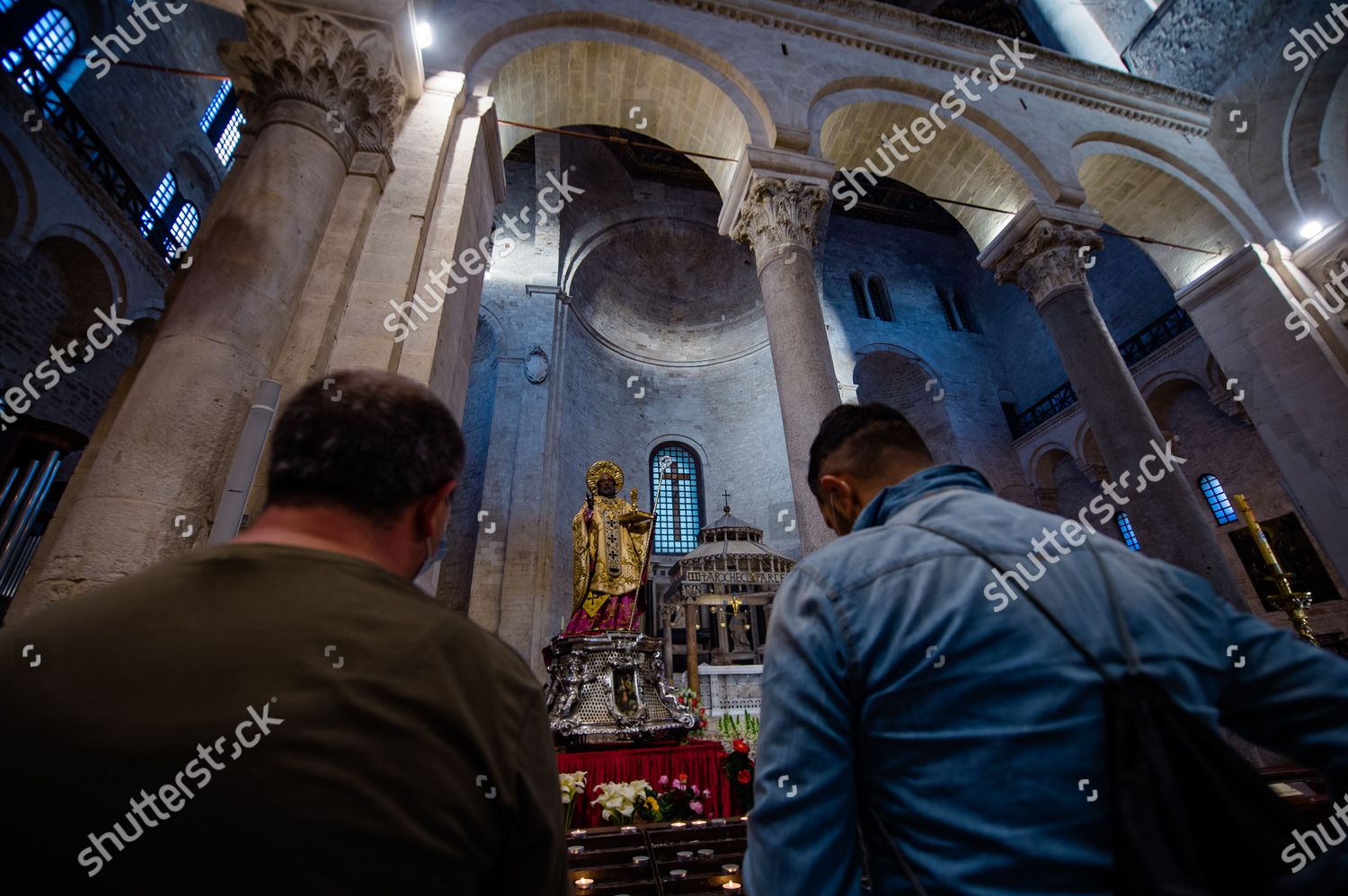 Faithful Front Statue St Nicholas Basilica Editorial Stock Photo ...