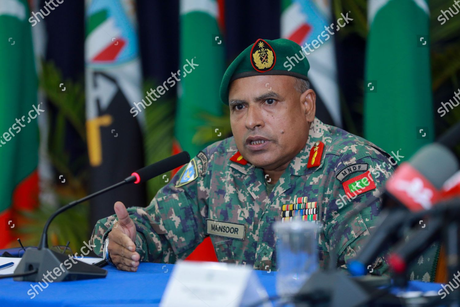 Maldives Head Counter Terrorism Brigadier General Editorial Stock Photo ...