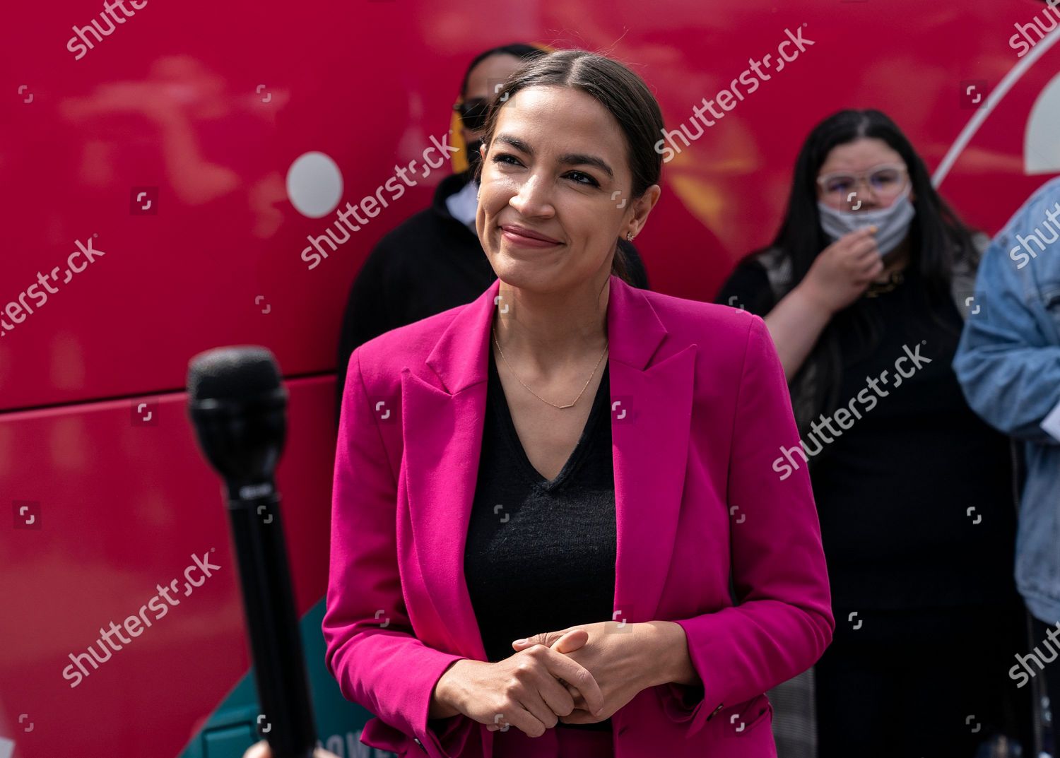 U S Representative Alexandria Ocasiocortez Wearing Editorial Stock ...