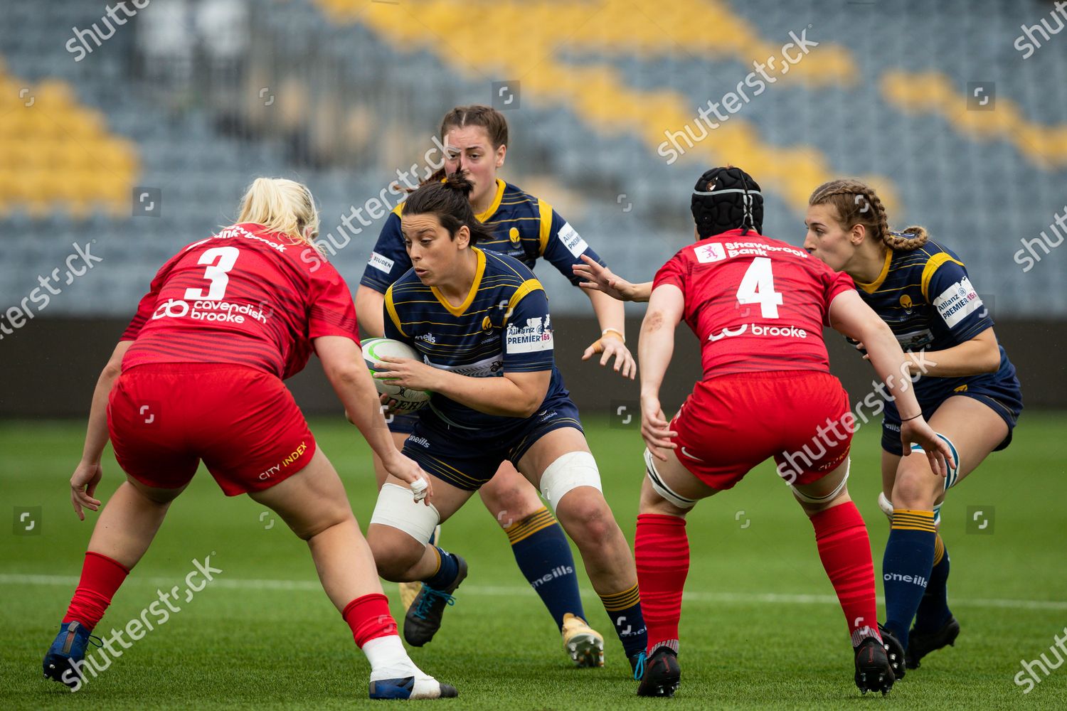 Sioned Harries Worcester Warriors Confronted By Editorial Stock Photo ...