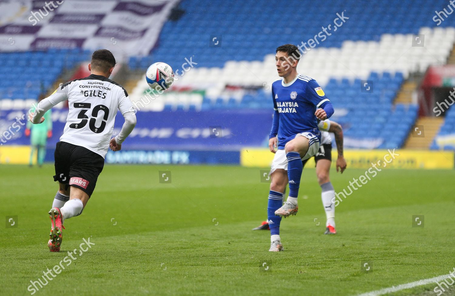 HARRY WILSON CARDIFF CITY CONTROLS BALL Editorial Stock Photo - Stock ...