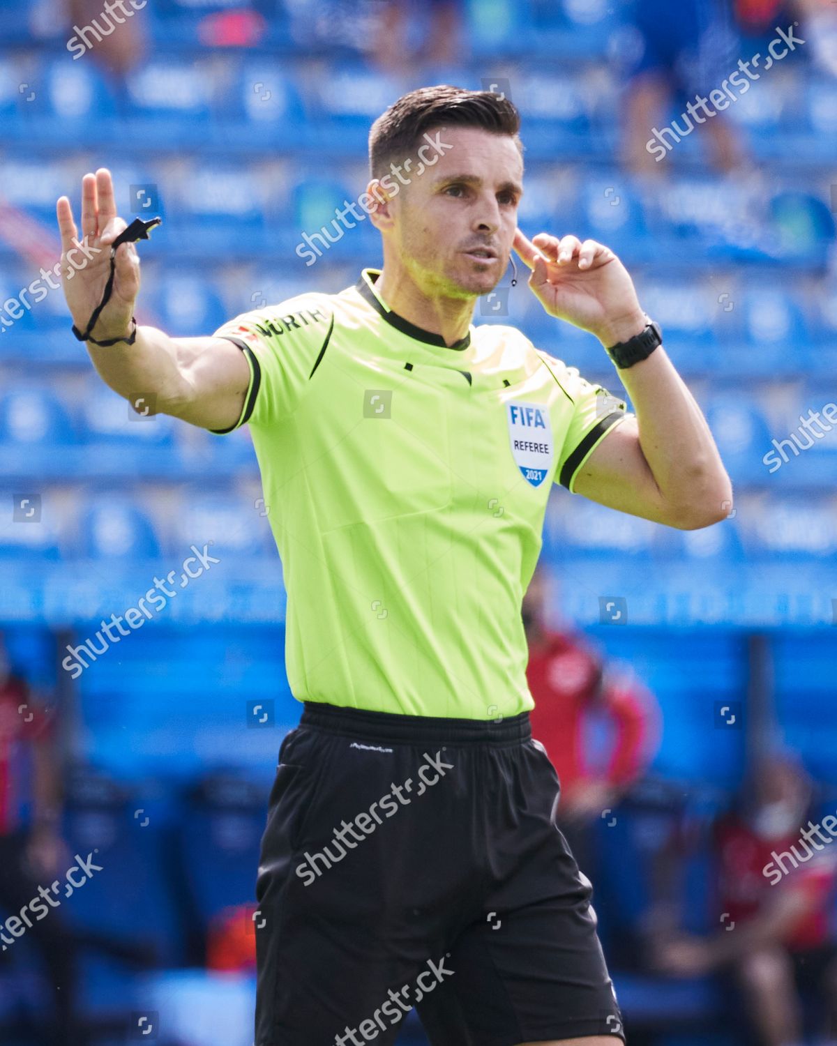 Referee Del Cerro Grande Action During Editorial Stock Photo - Stock ...