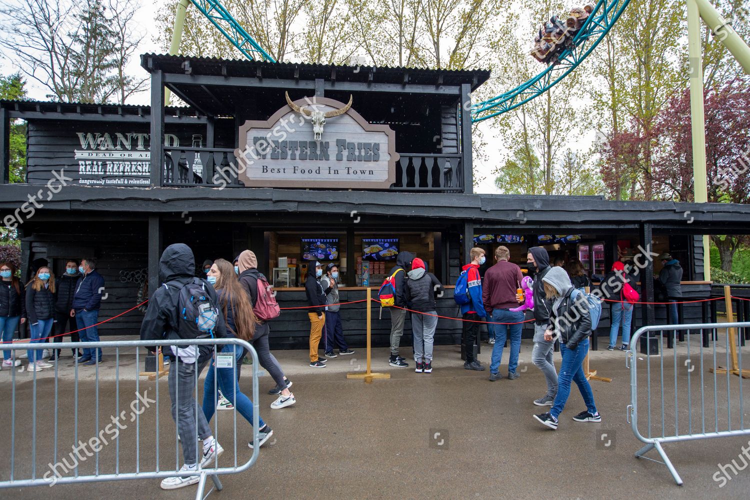 Illustration Picture Shows Walibi Amusement Park Editorial Stock Photo ...