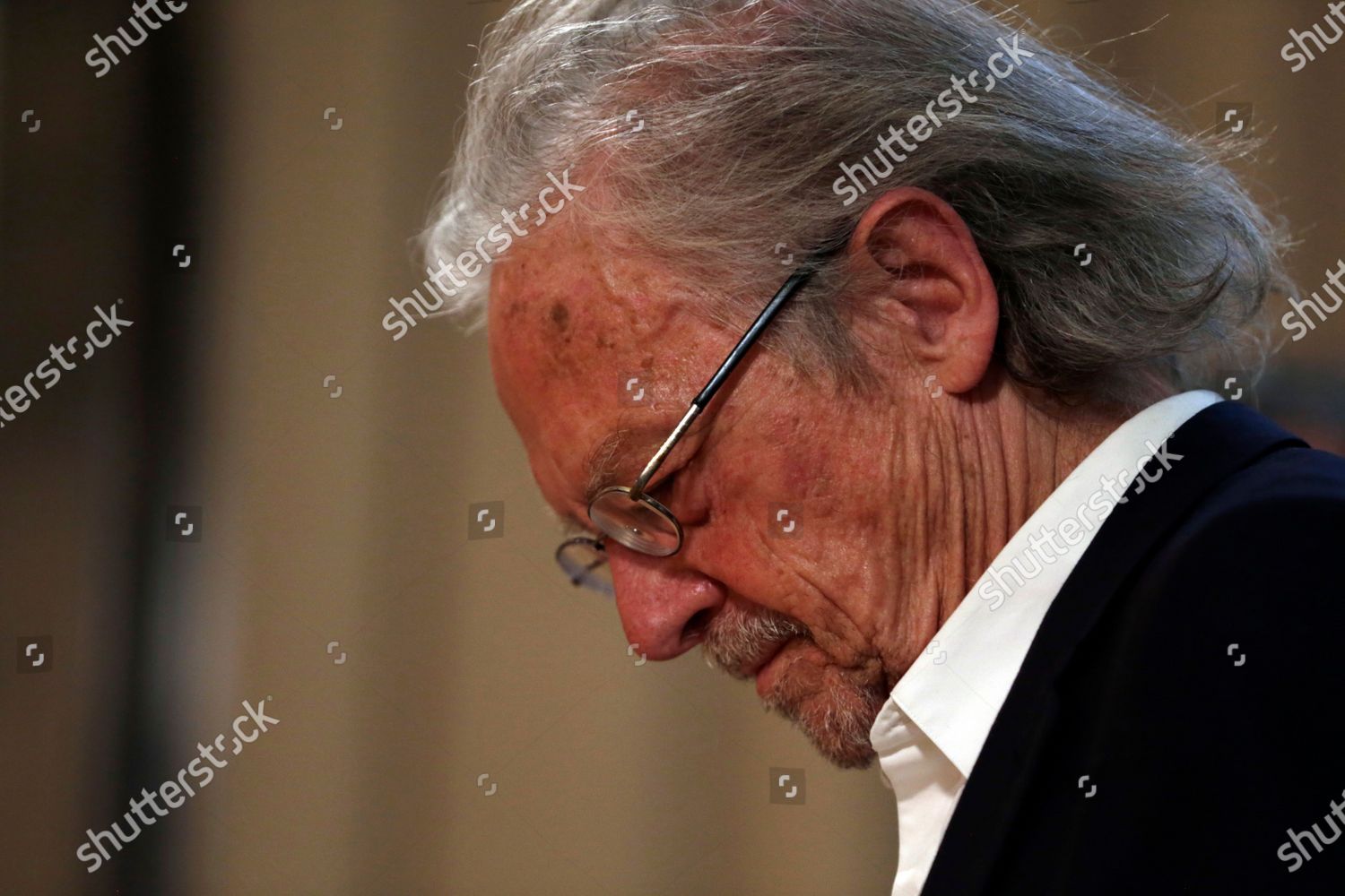 Austrian Writer Peter Handke Attends Ceremony Editorial Stock Photo ...