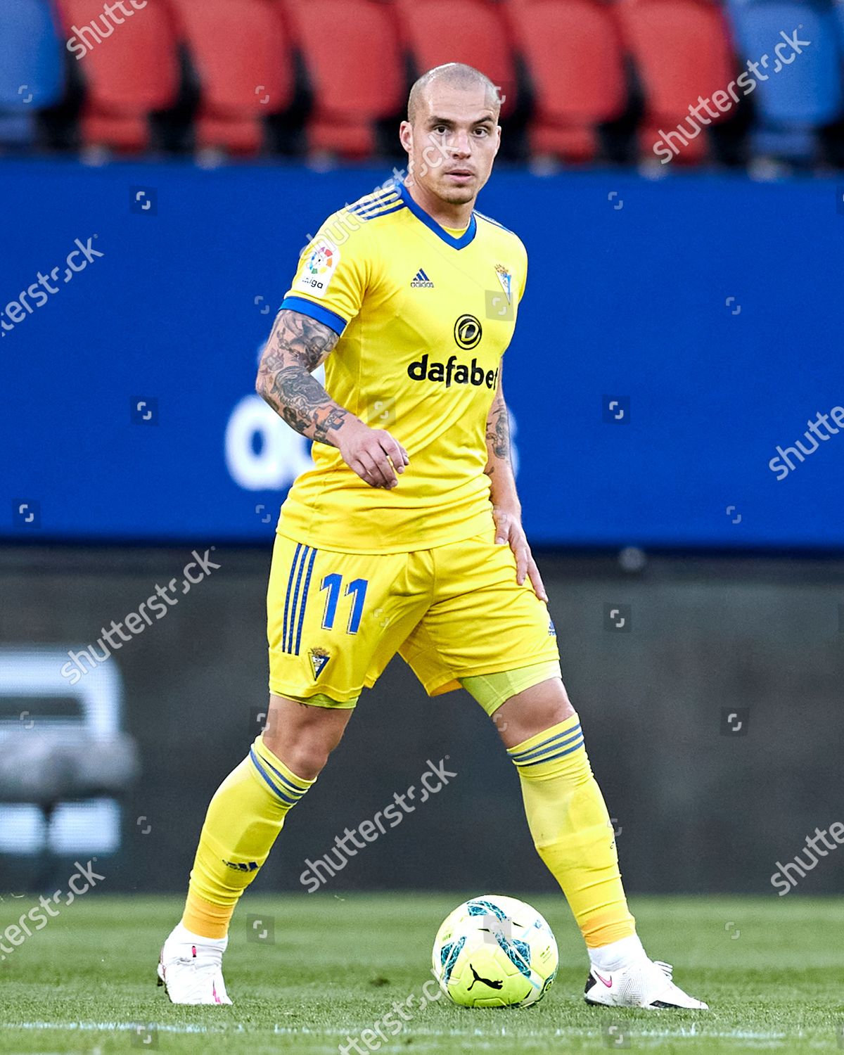 Jorge Pombo Cadiz Cf Action During Editorial Stock Photo - Stock Image ...