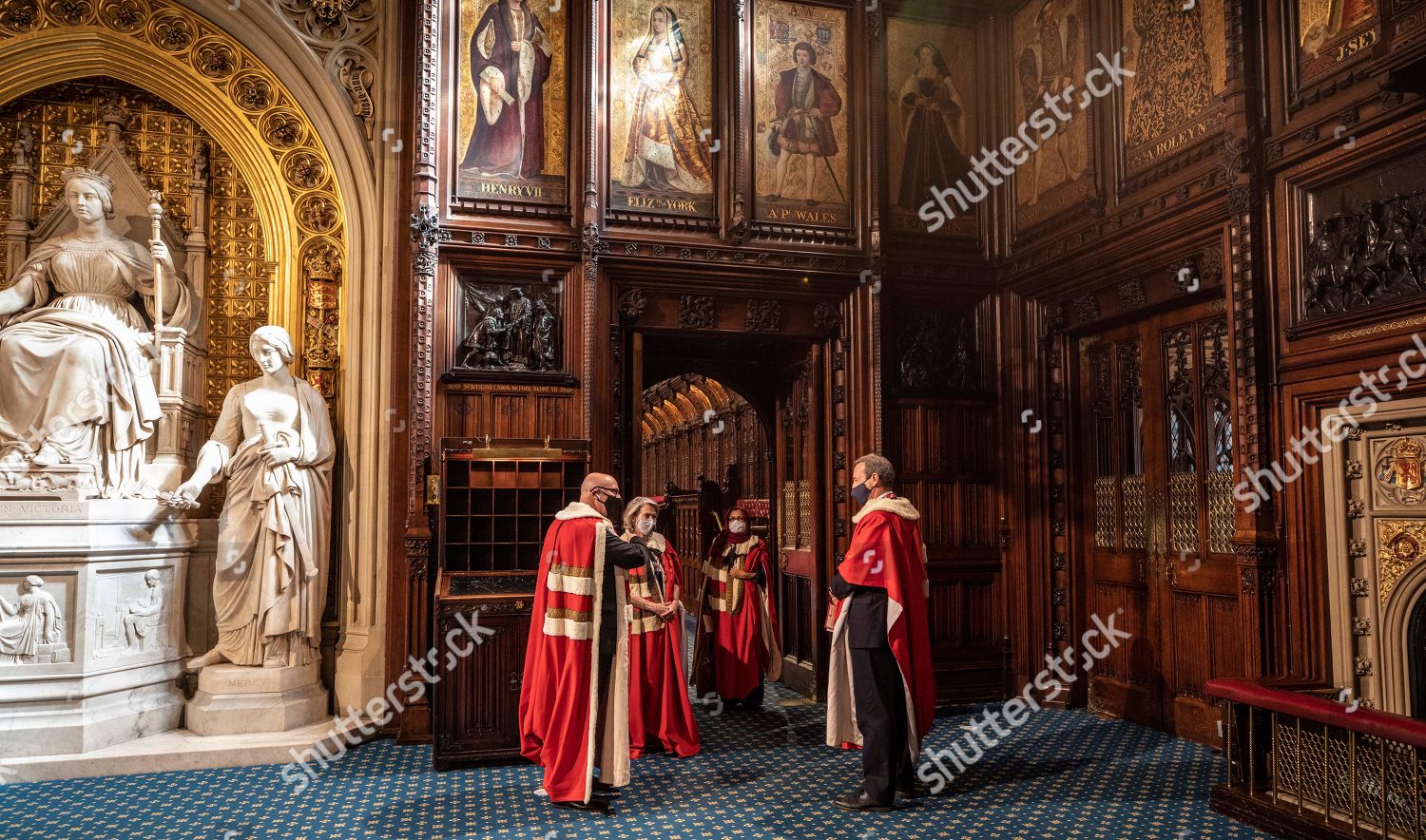 Members House Lords Wearing Their Robes Editorial Stock Photo - Stock ...
