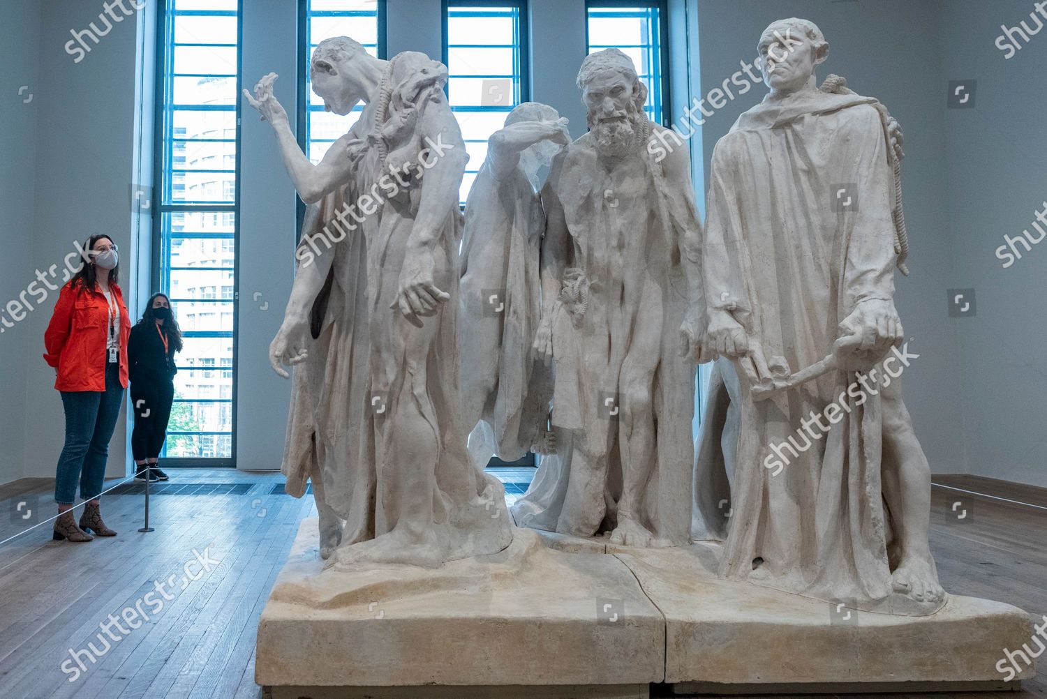 Staff Members Pose Original Plaster Cast Editorial Stock Photo - Stock ...