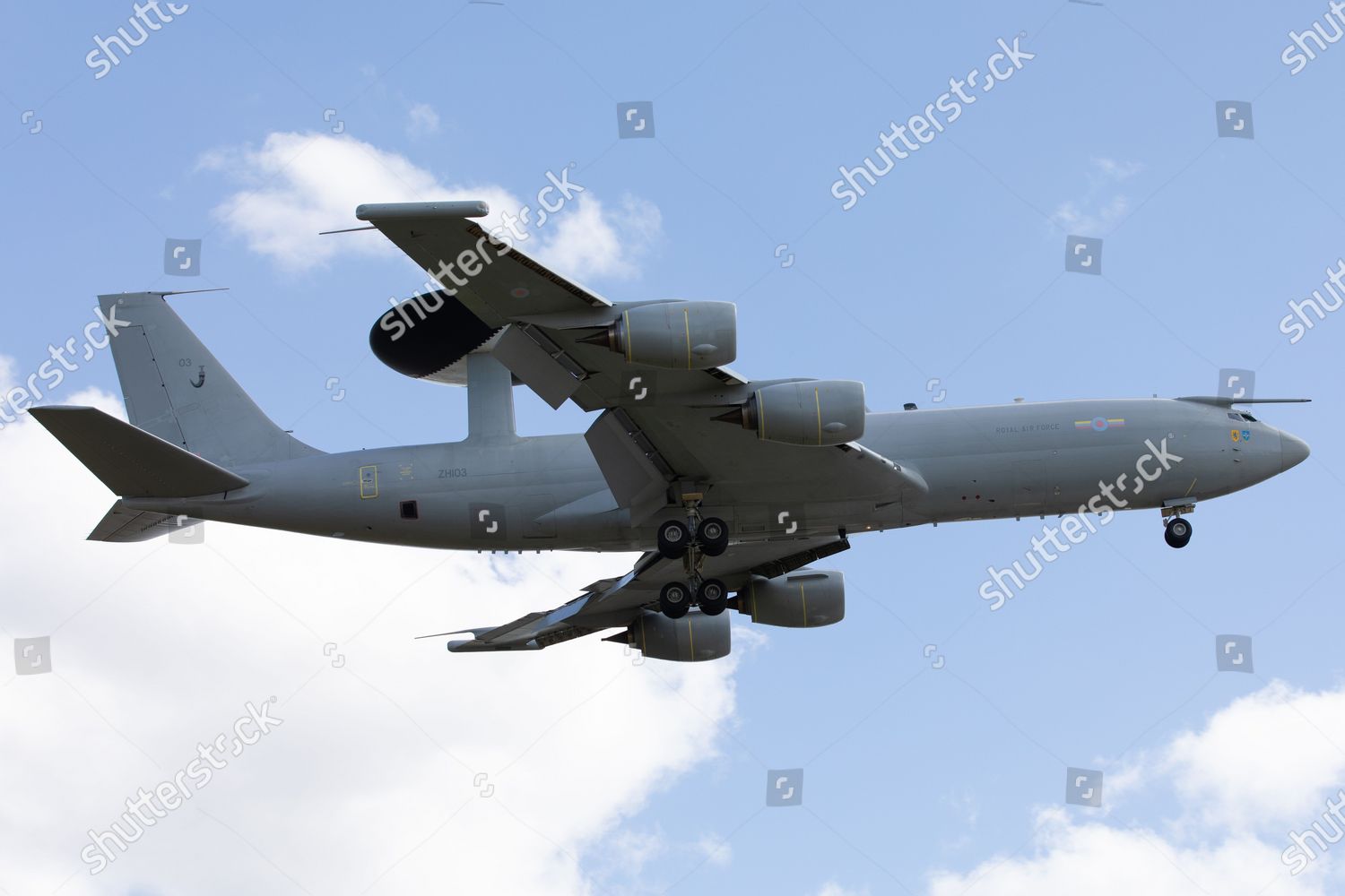 Royal Air Force Boeing E3d Sentry Editorial Stock Photo - Stock Image ...