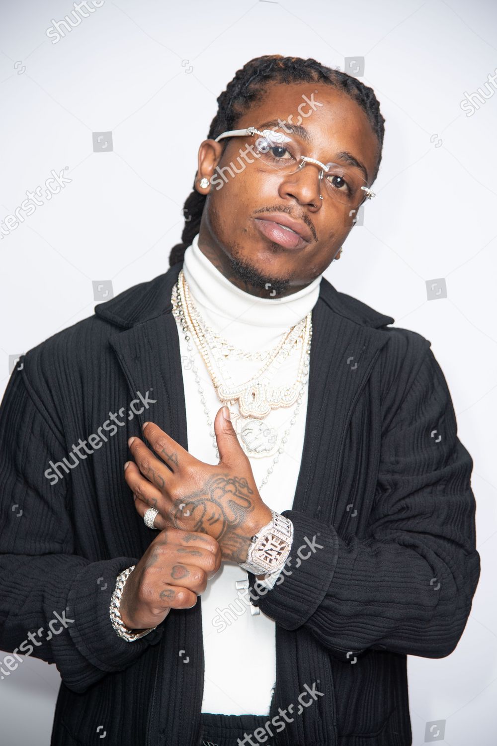 Jacquees Poses Portrait Black Music Honors Editorial Stock Photo ...