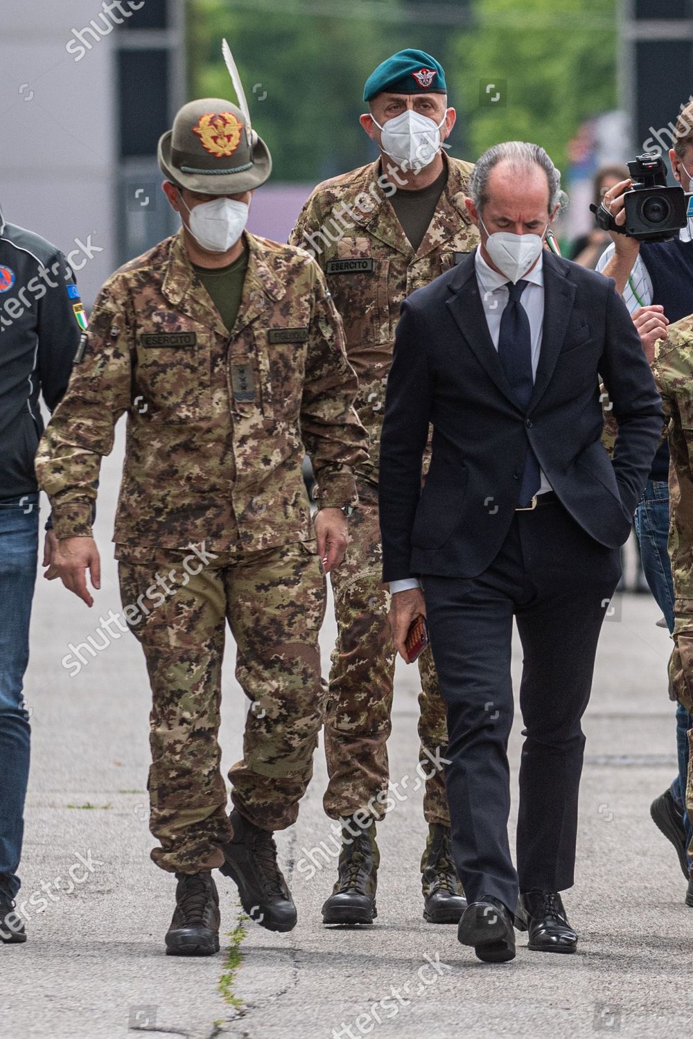 Arrival Italian Army General Francesco Paolo Editorial Stock Photo ...