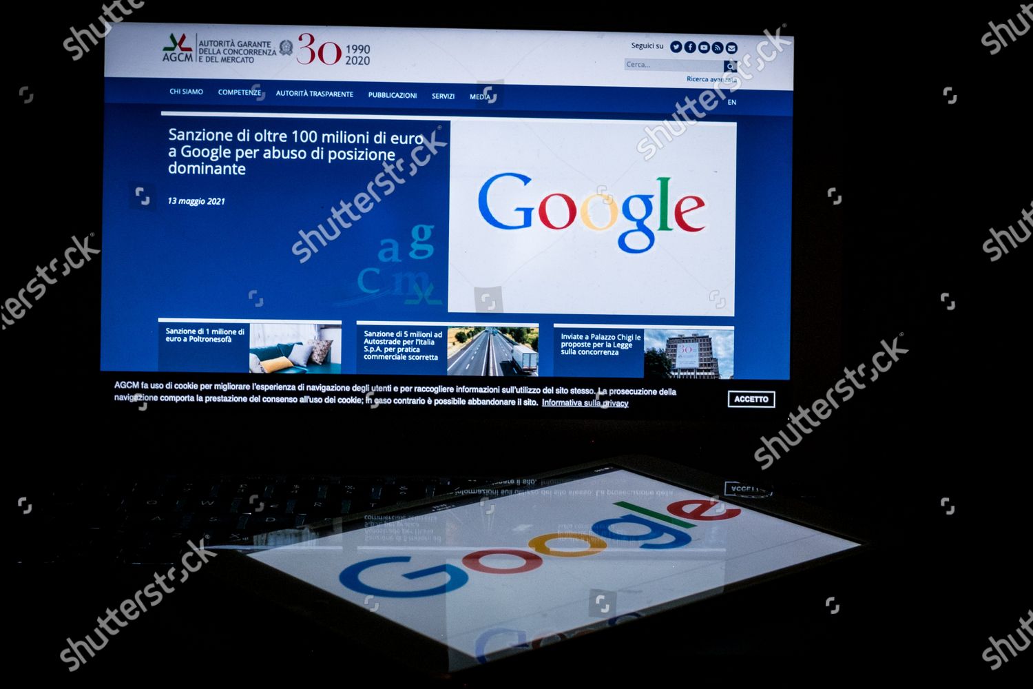 Photo Composition Google Search Engine Symbol Editorial Stock Photo ...