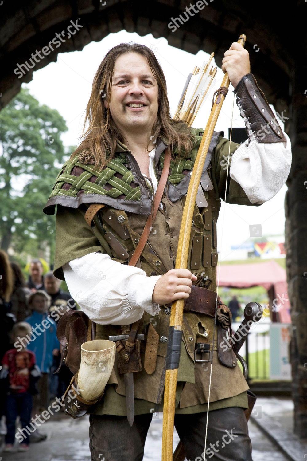 Tim Pollard Robin Hood Nottingham Castle Editorial Stock Photo - Stock ...