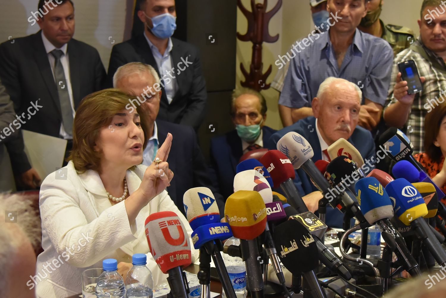 Bouthaina Shaaban Syrian Presidents Media Political Editorial Stock ...