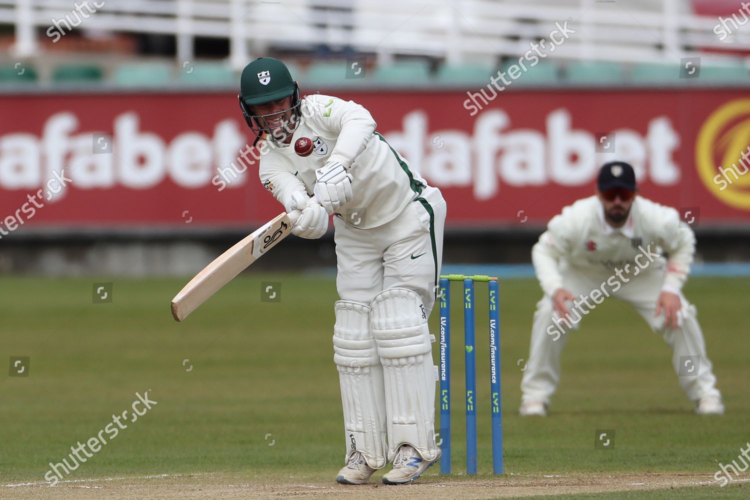Worcestershires Jake Libby Batting During Lv Editorial Stock Photo ...