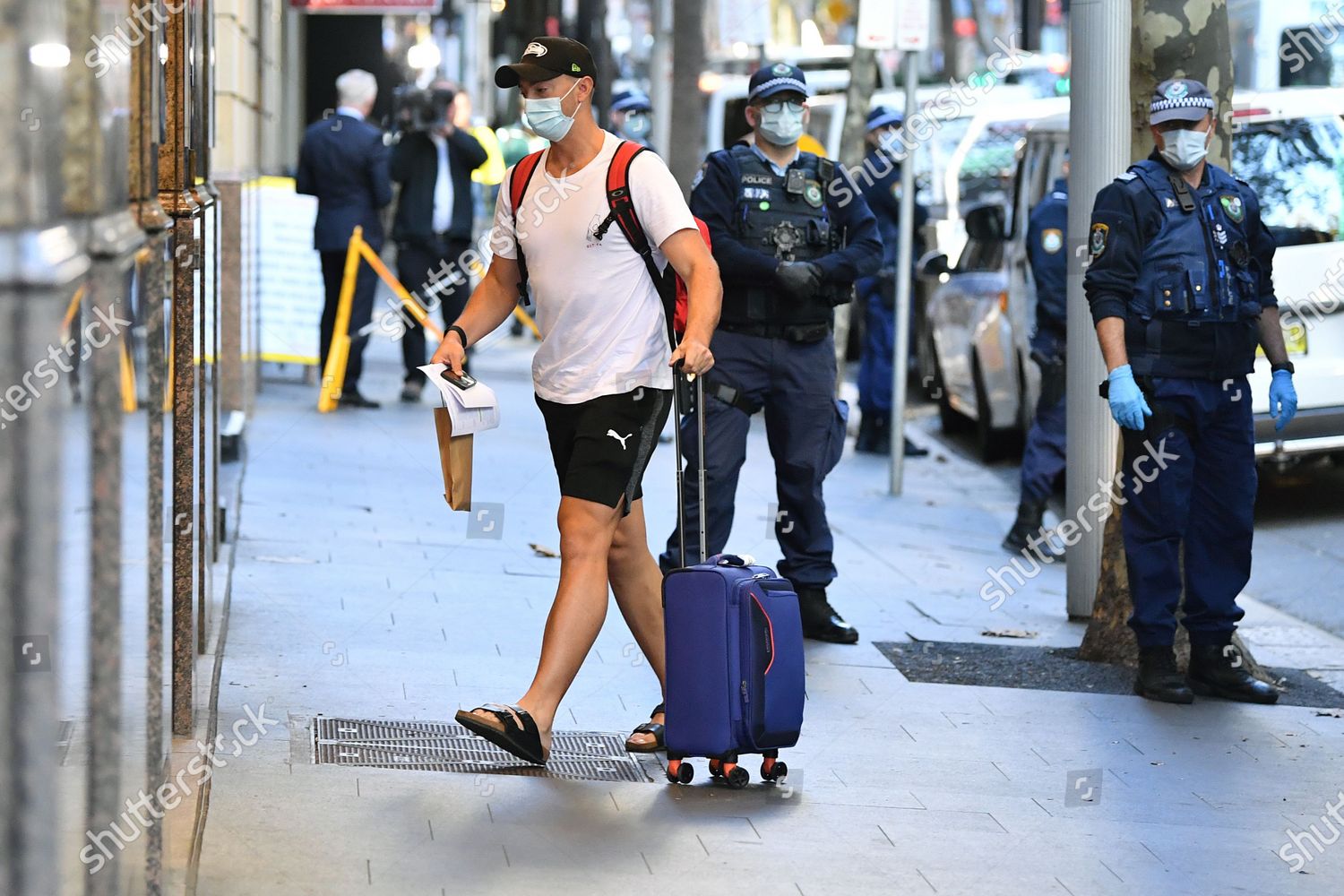 Australian Cricketer Daniel Sams C Arrives Editorial Stock Photo ...